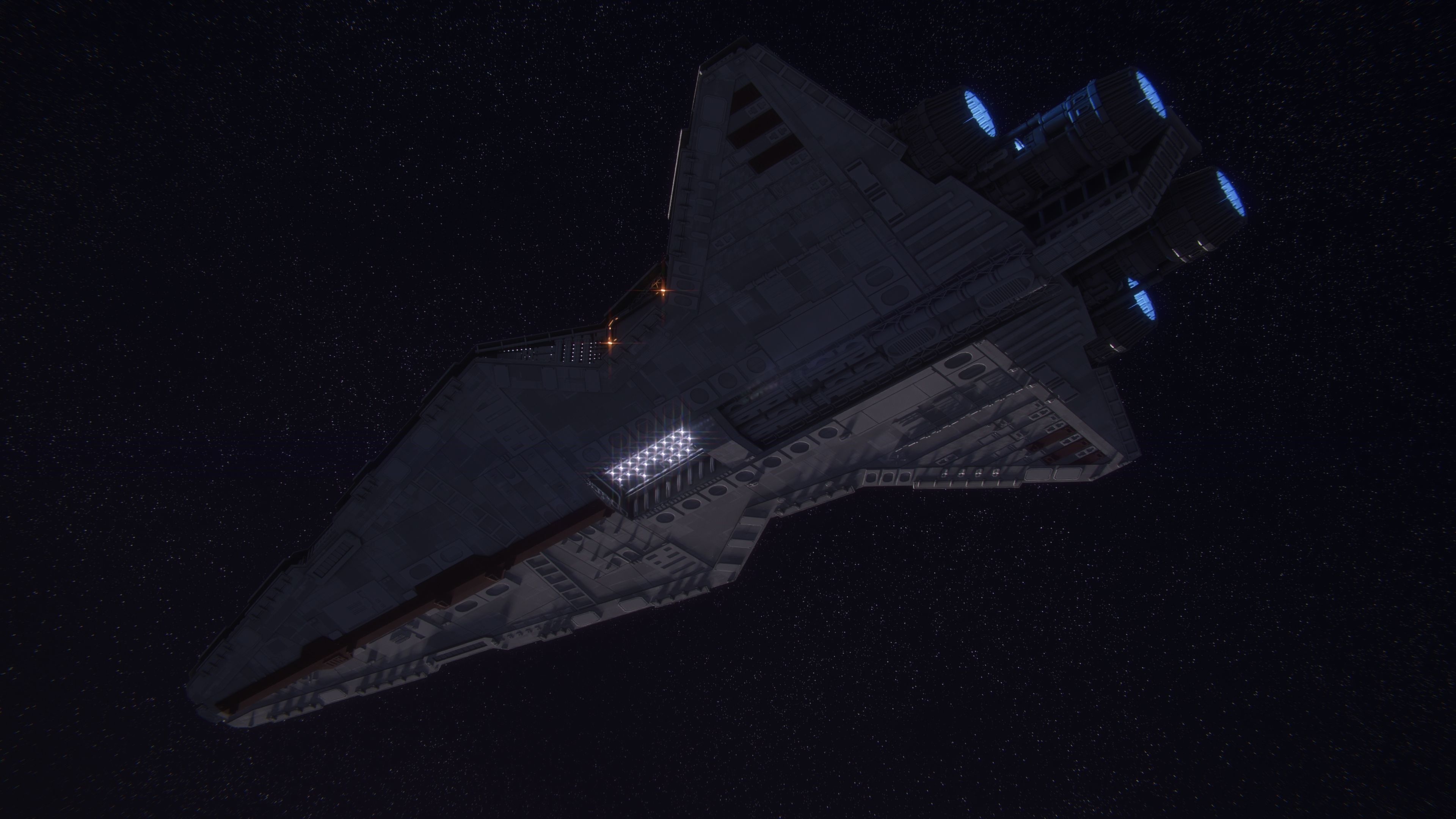 Venator-Class Star Destroyer 3D model rigged | CGTrader