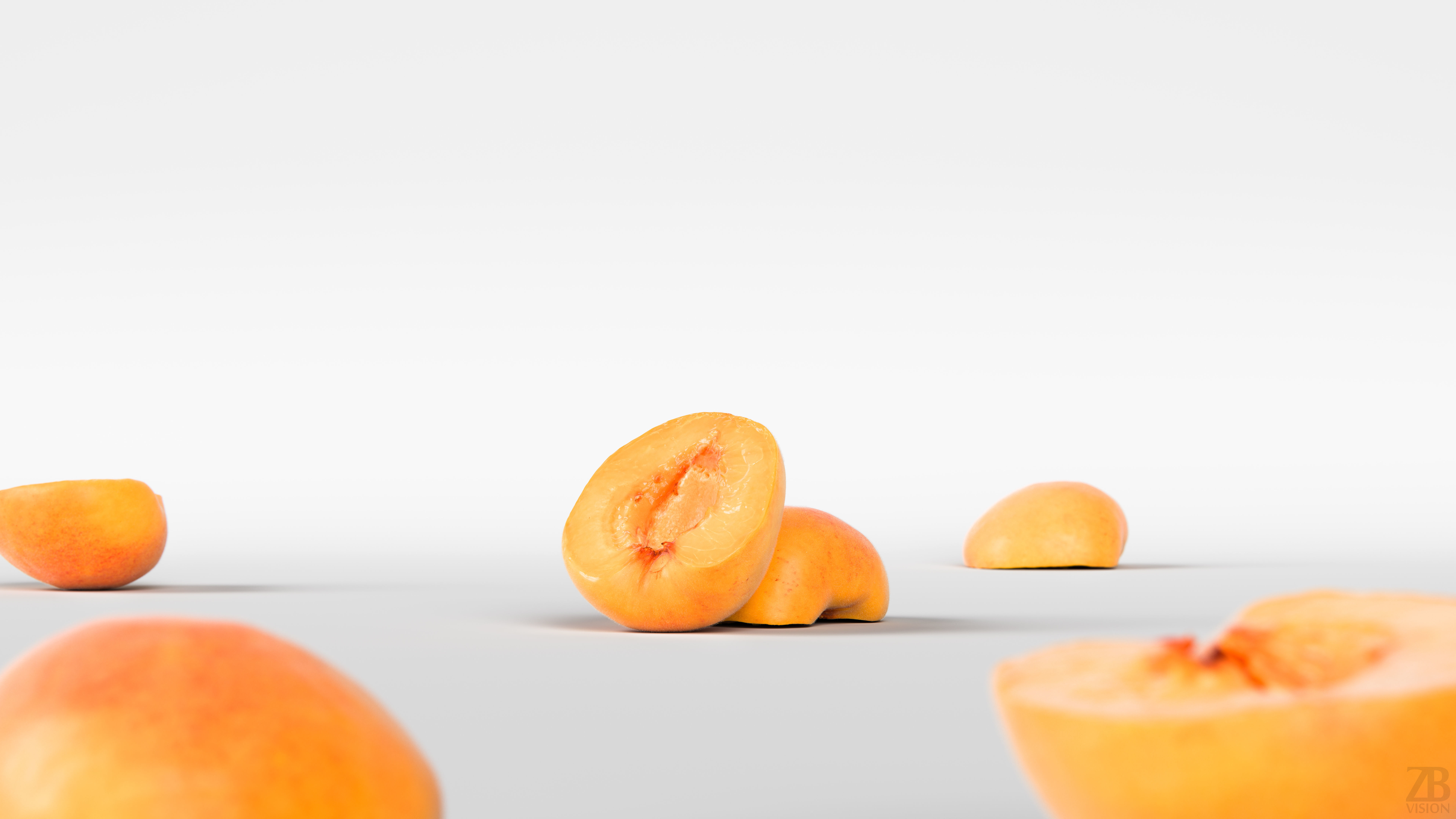 Apricot 3D model | CGTrader