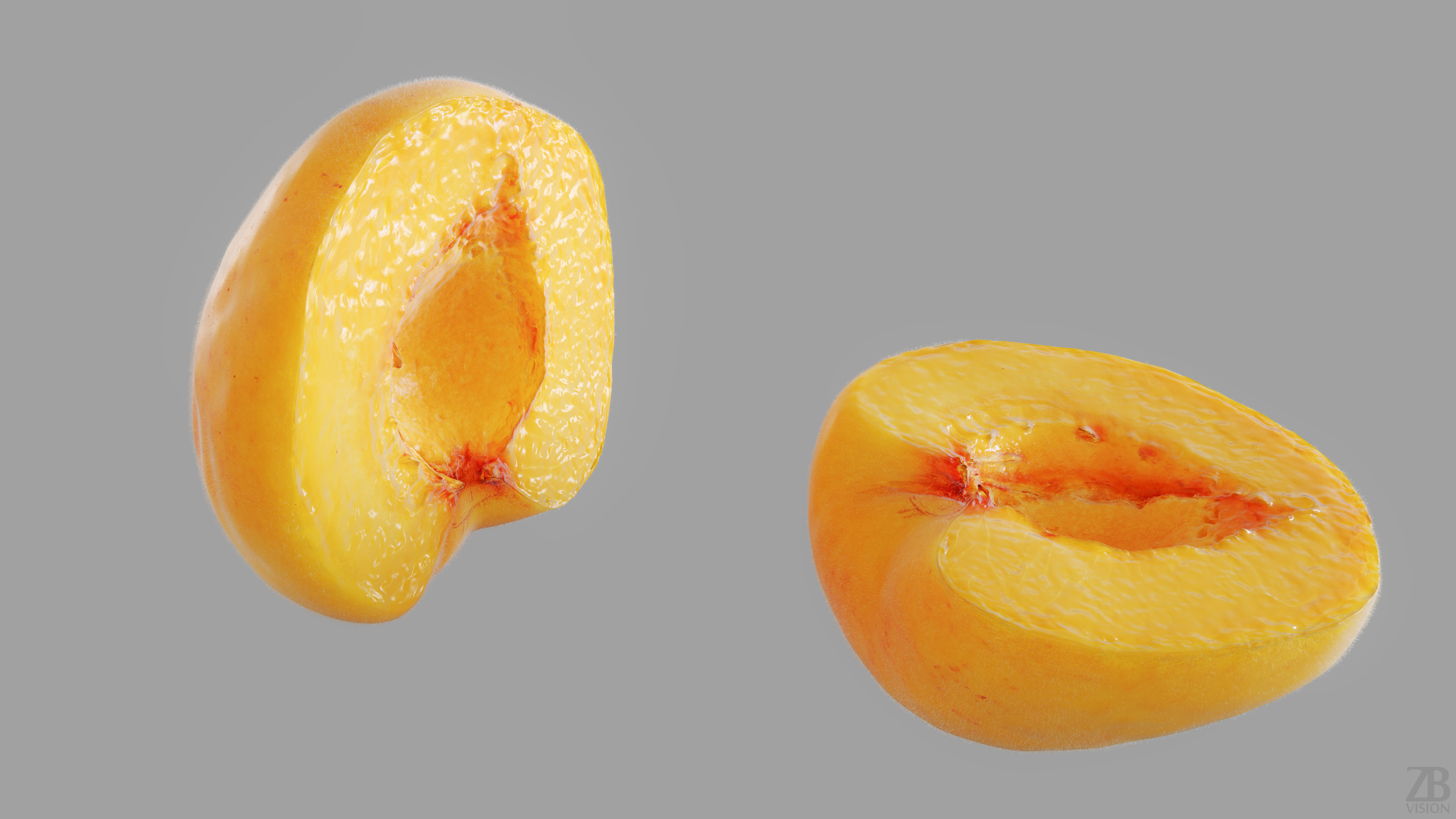 Apricot 3D model | CGTrader