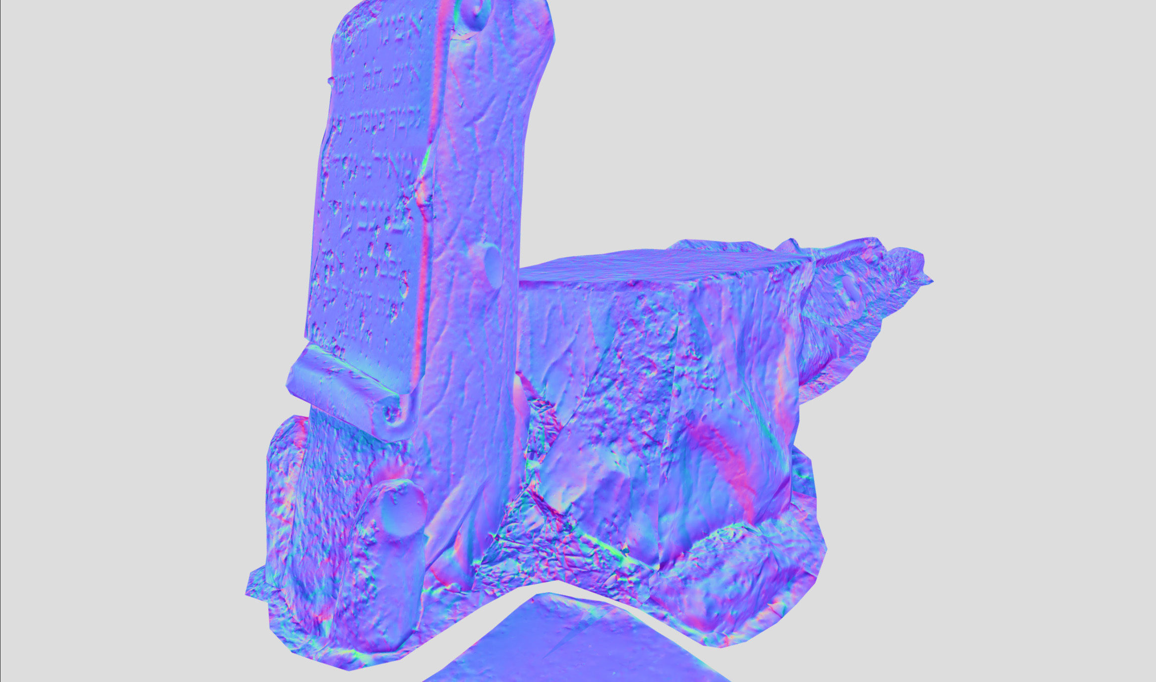 3D model grave with tree motives VR / AR / low-poly | CGTrader