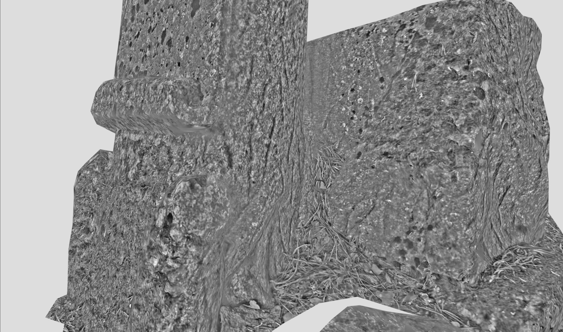 3D model grave with tree motives VR / AR / low-poly | CGTrader