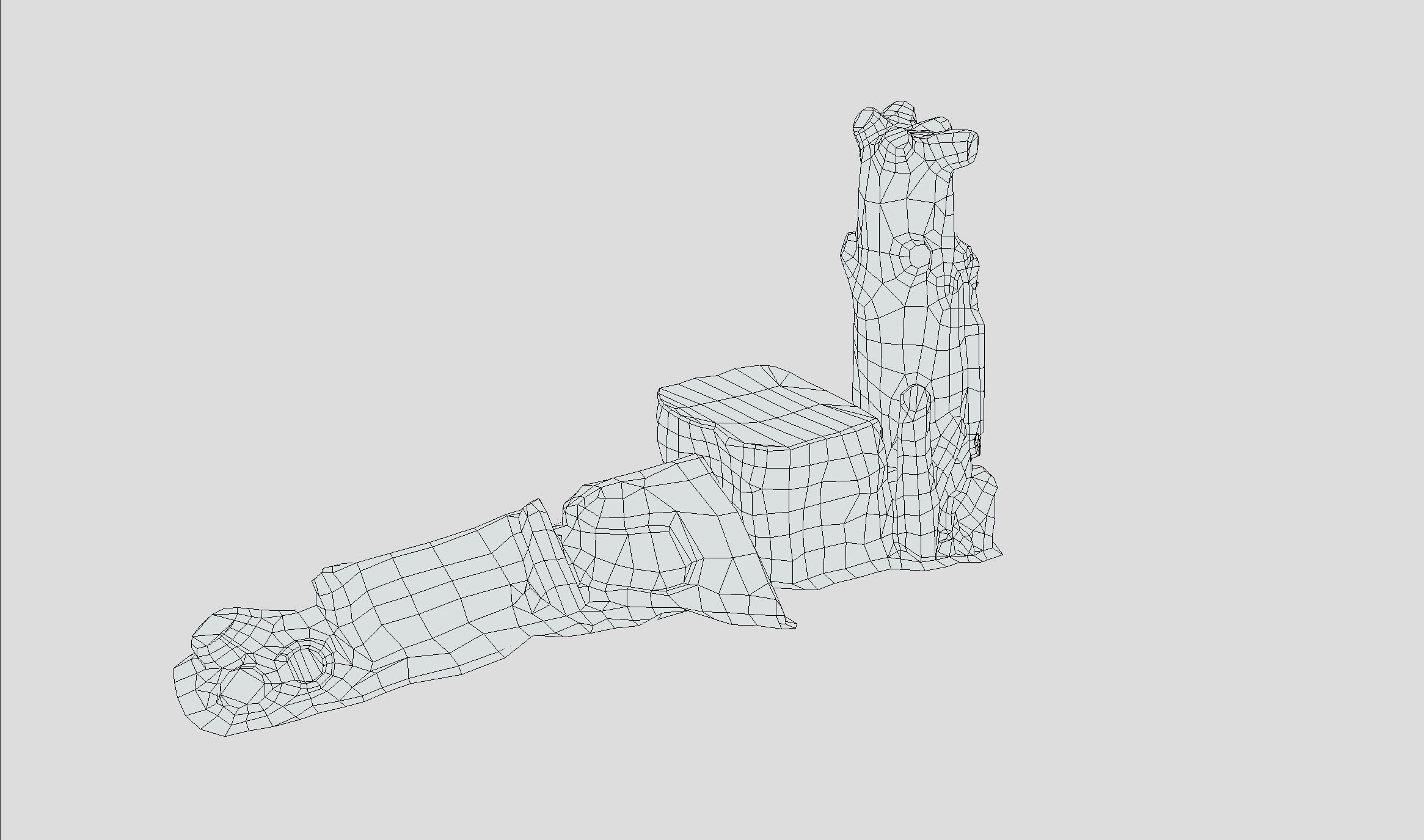 3D model grave with tree motives VR / AR / low-poly | CGTrader