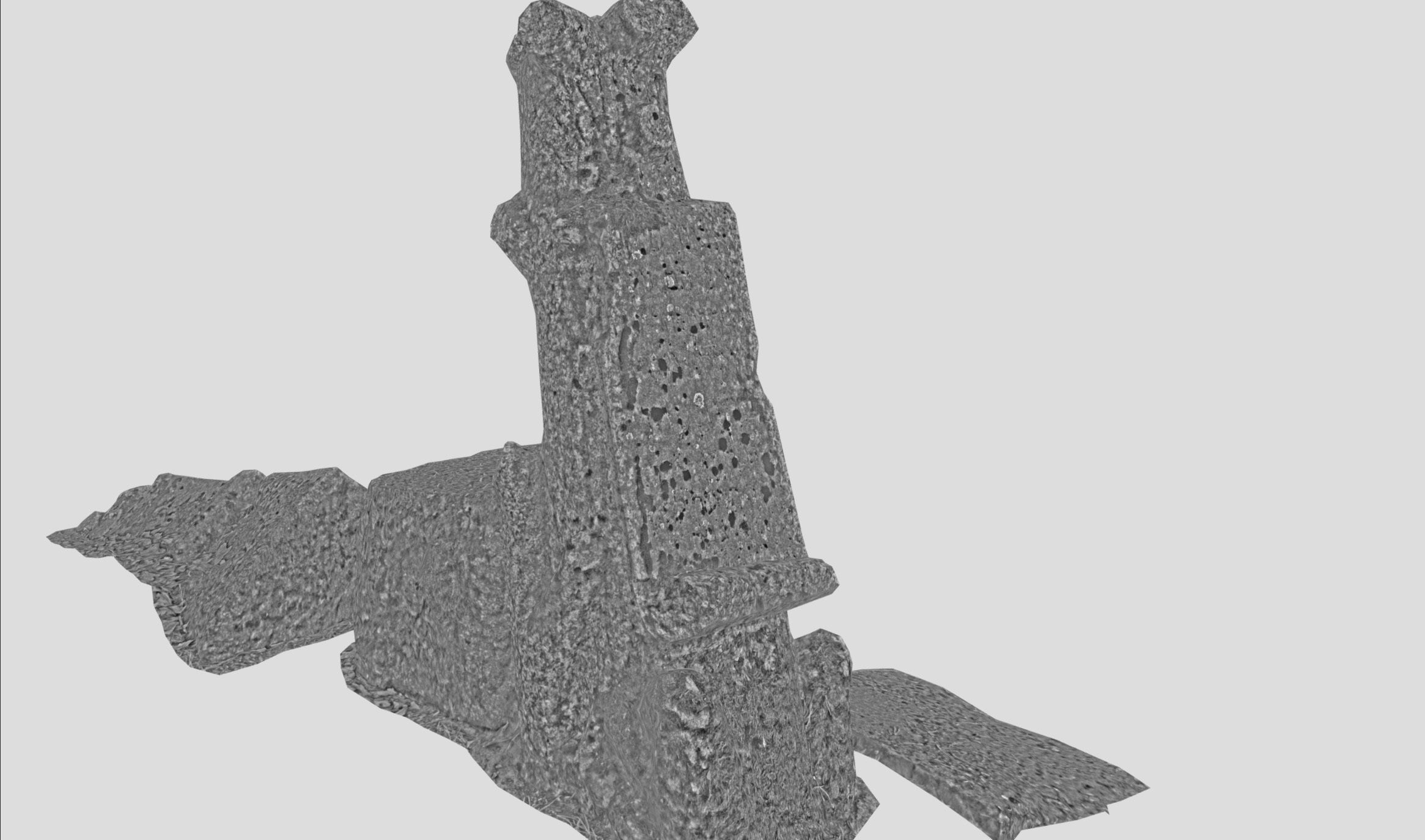 3D model grave with tree motives VR / AR / low-poly | CGTrader