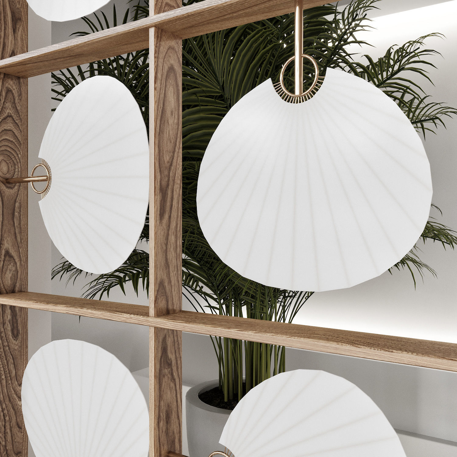 Fan partition 3D model | CGTrader