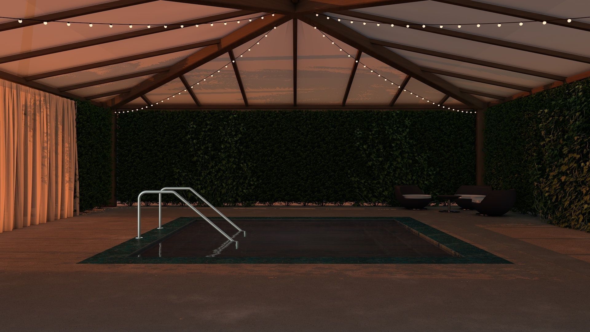 Pool Cabana 3D model | CGTrader