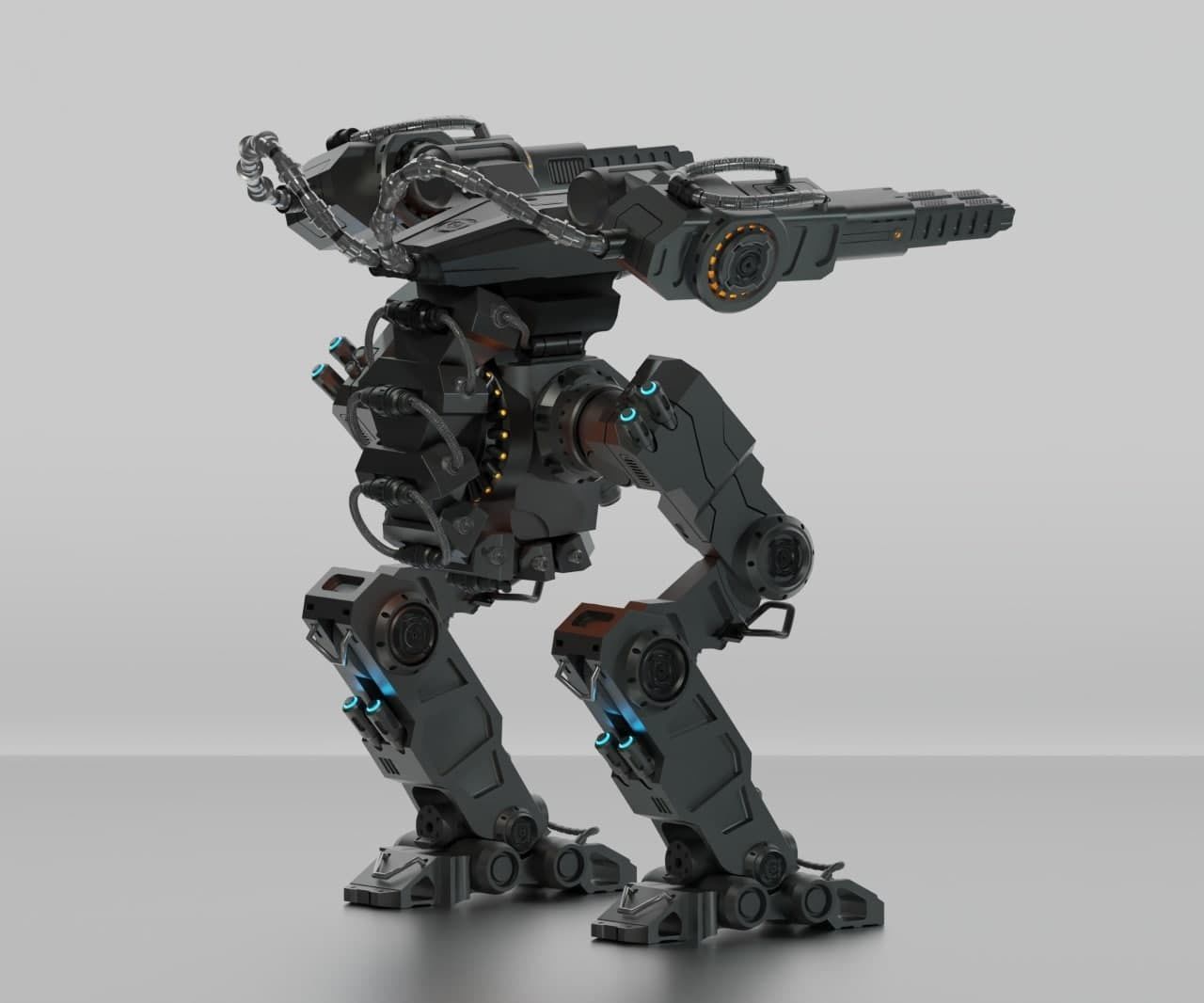 3D Sci-Fi Mecha Pack X2 3D model | CGTrader