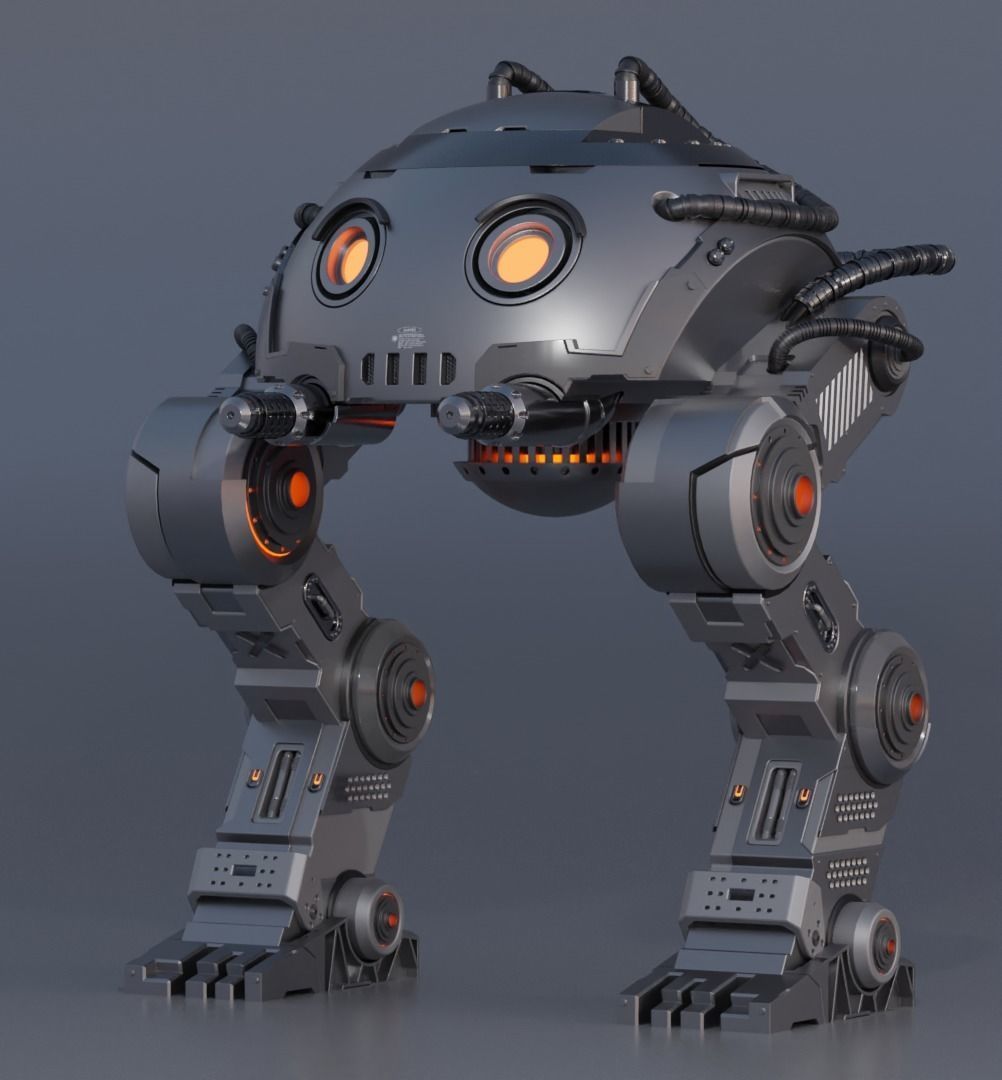 3D Sci-Fi Mecha Pack X2 3D model | CGTrader