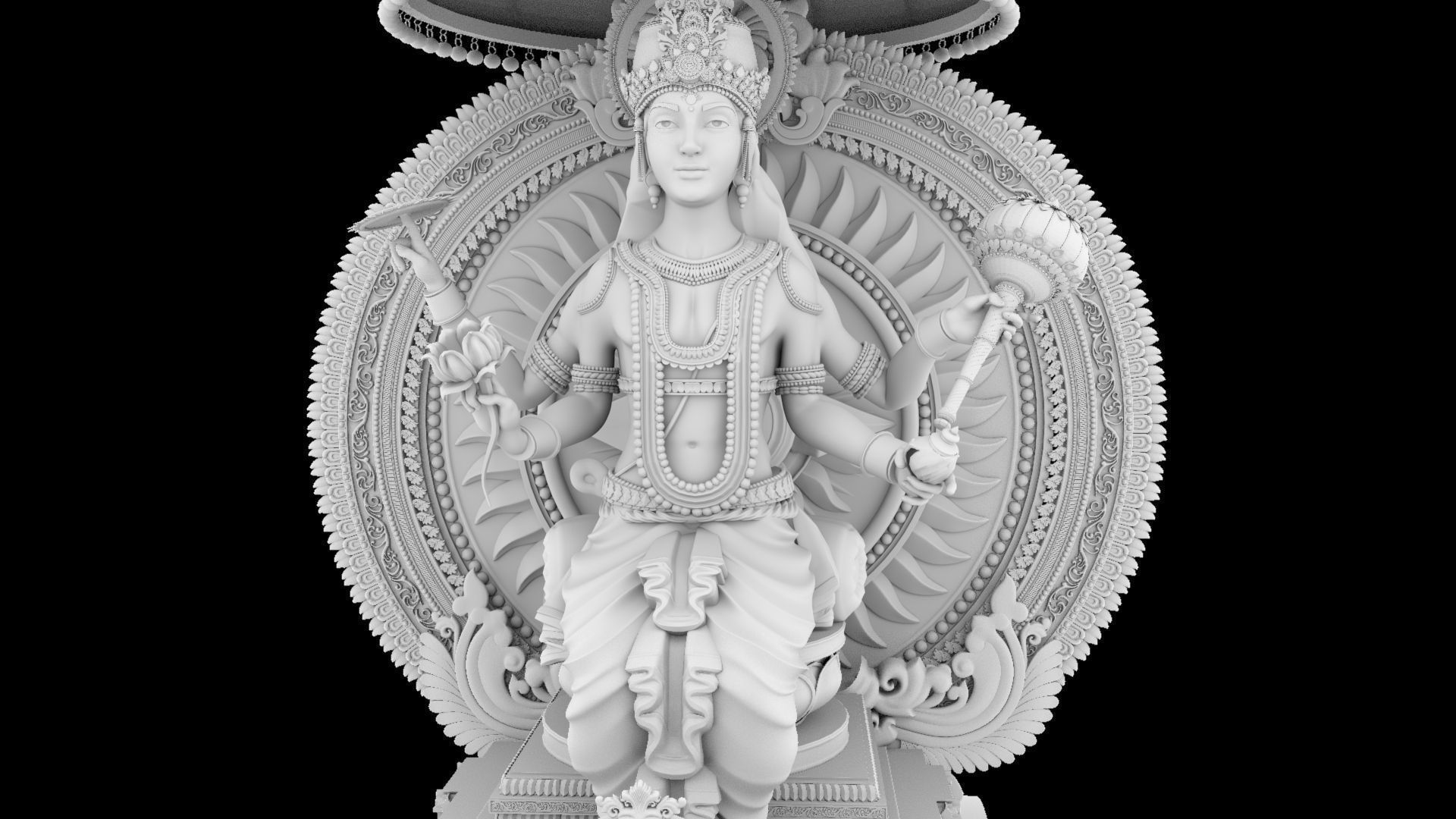 god surya bhagavan 3D model | CGTrader