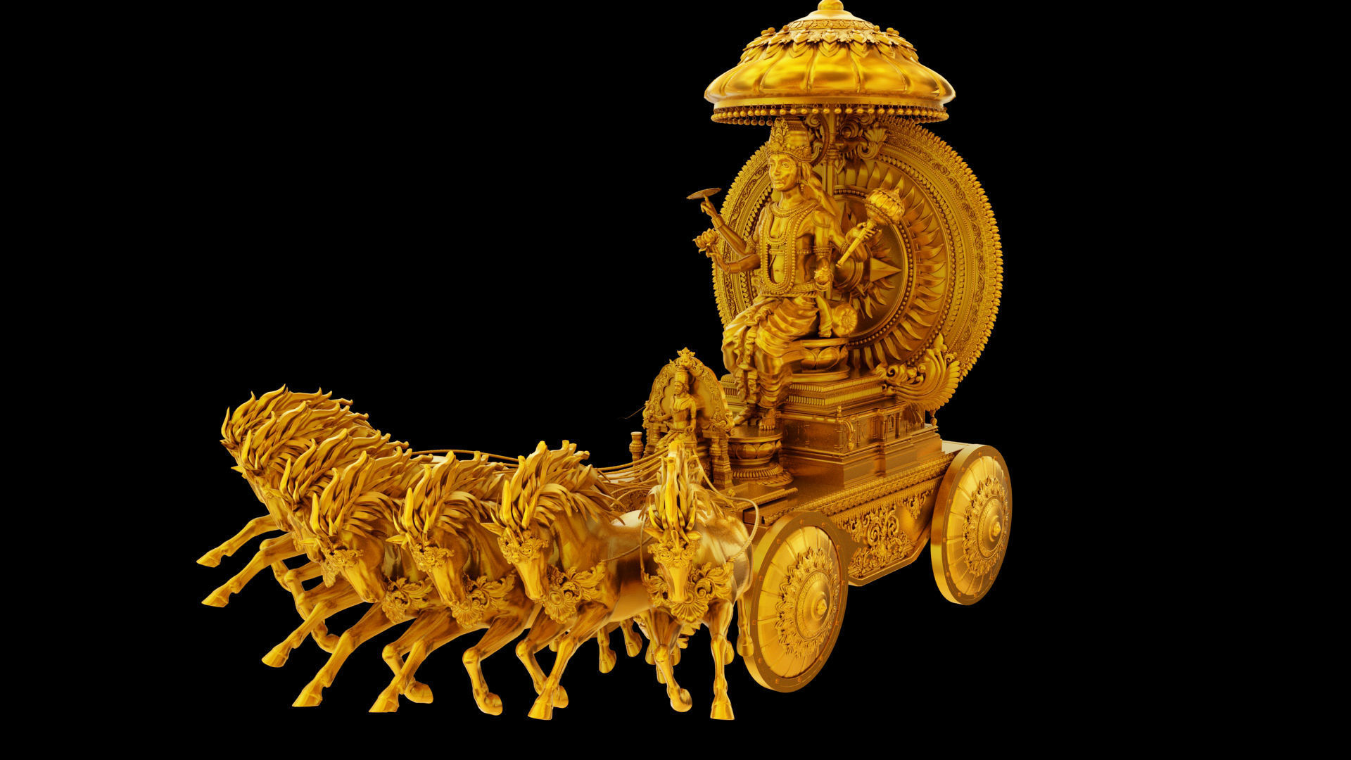 god surya bhagavan 3D model | CGTrader