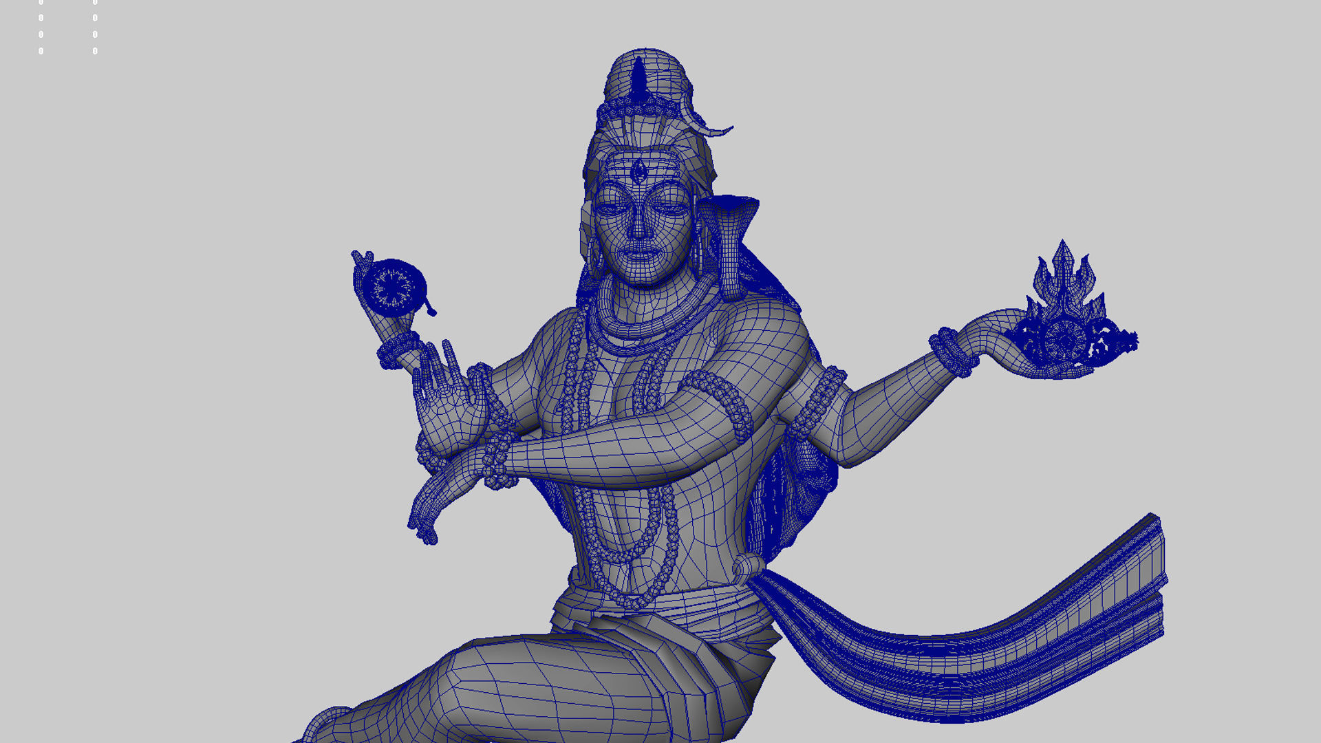 god shiva 3D model | CGTrader