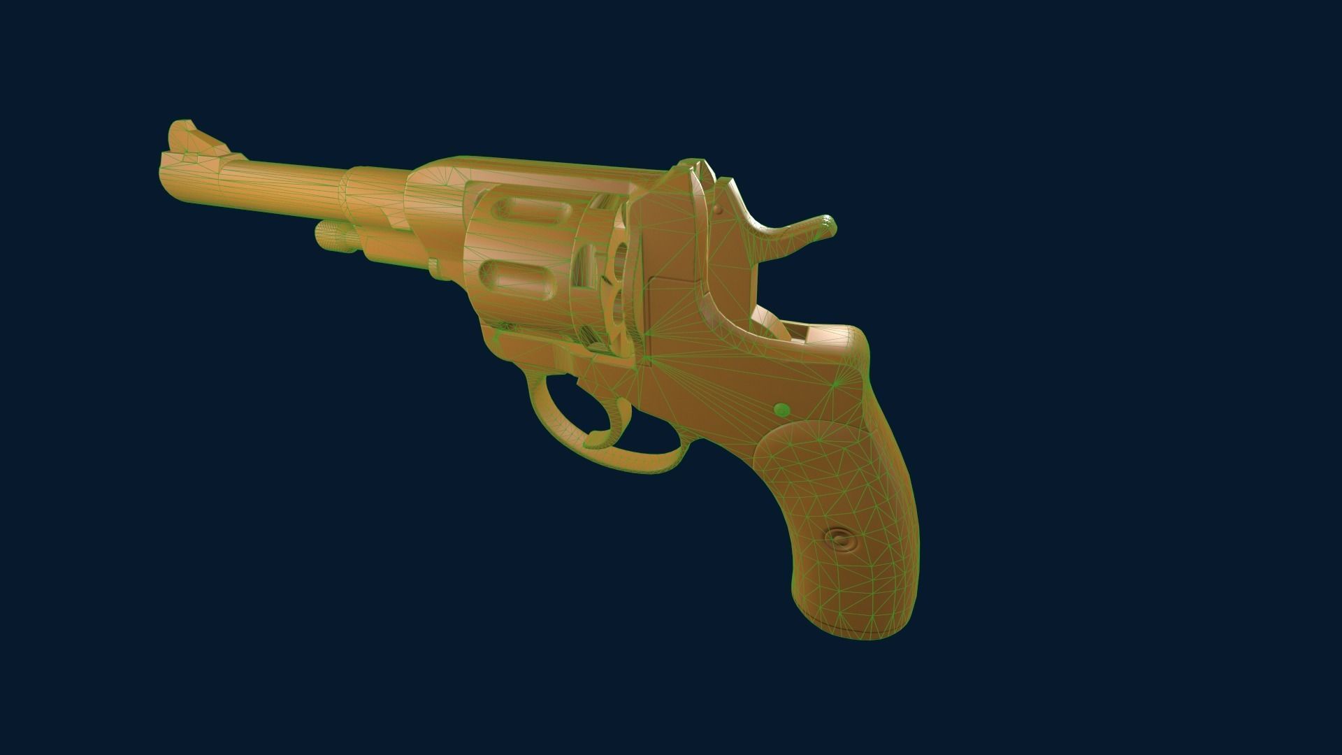 3D model Nagan Revolver VR / AR / low-poly | CGTrader
