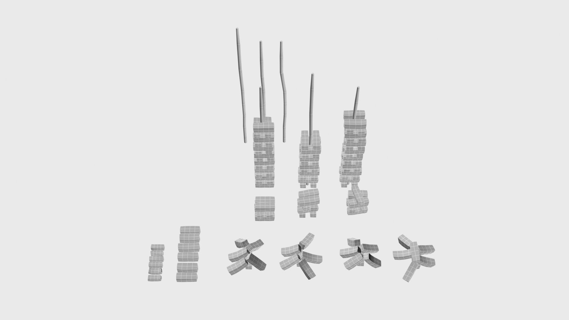 3D model Traditional peat turf gathering kit VR / AR / low-poly | CGTrader