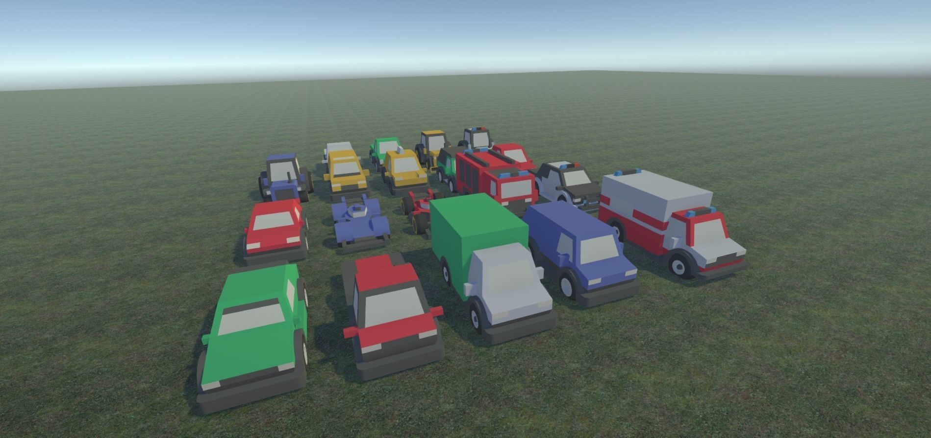 Car Package Cartoon 3D model | CGTrader