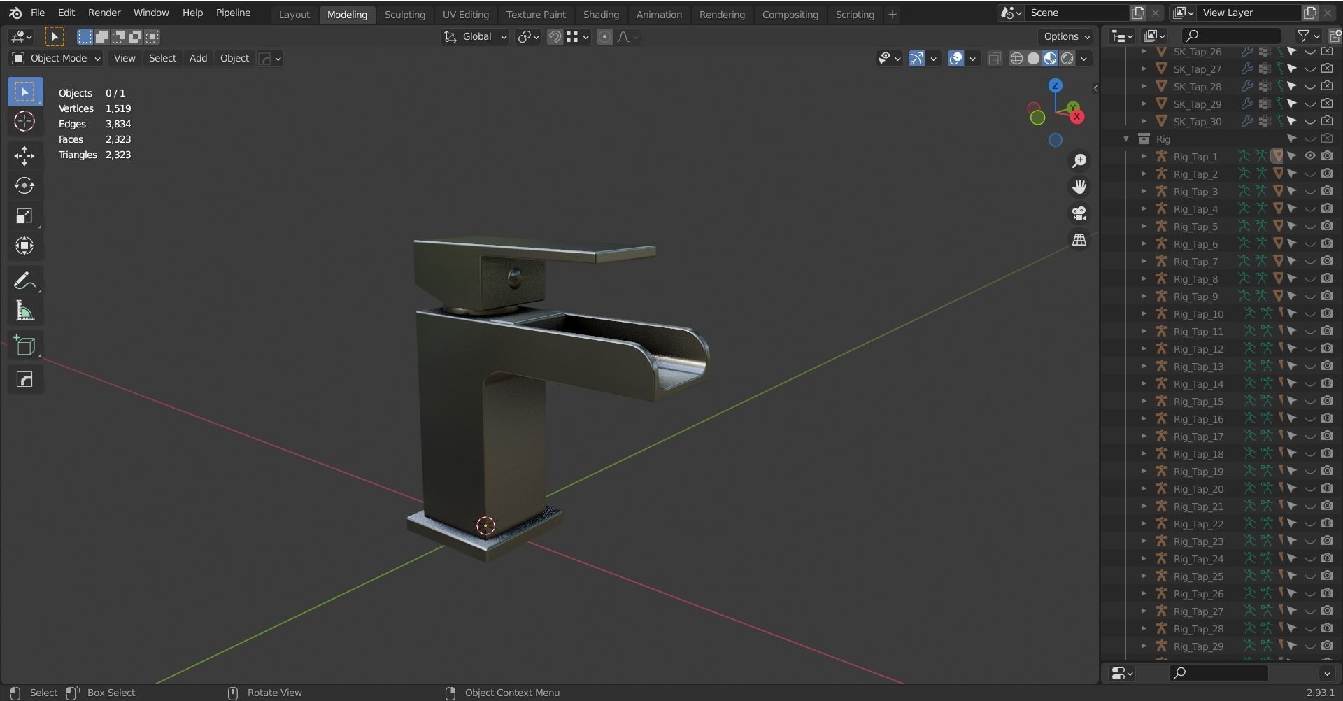 FREE Interior Pack - Traditional and Modern 30 BASIN TAPS free VR / AR ...