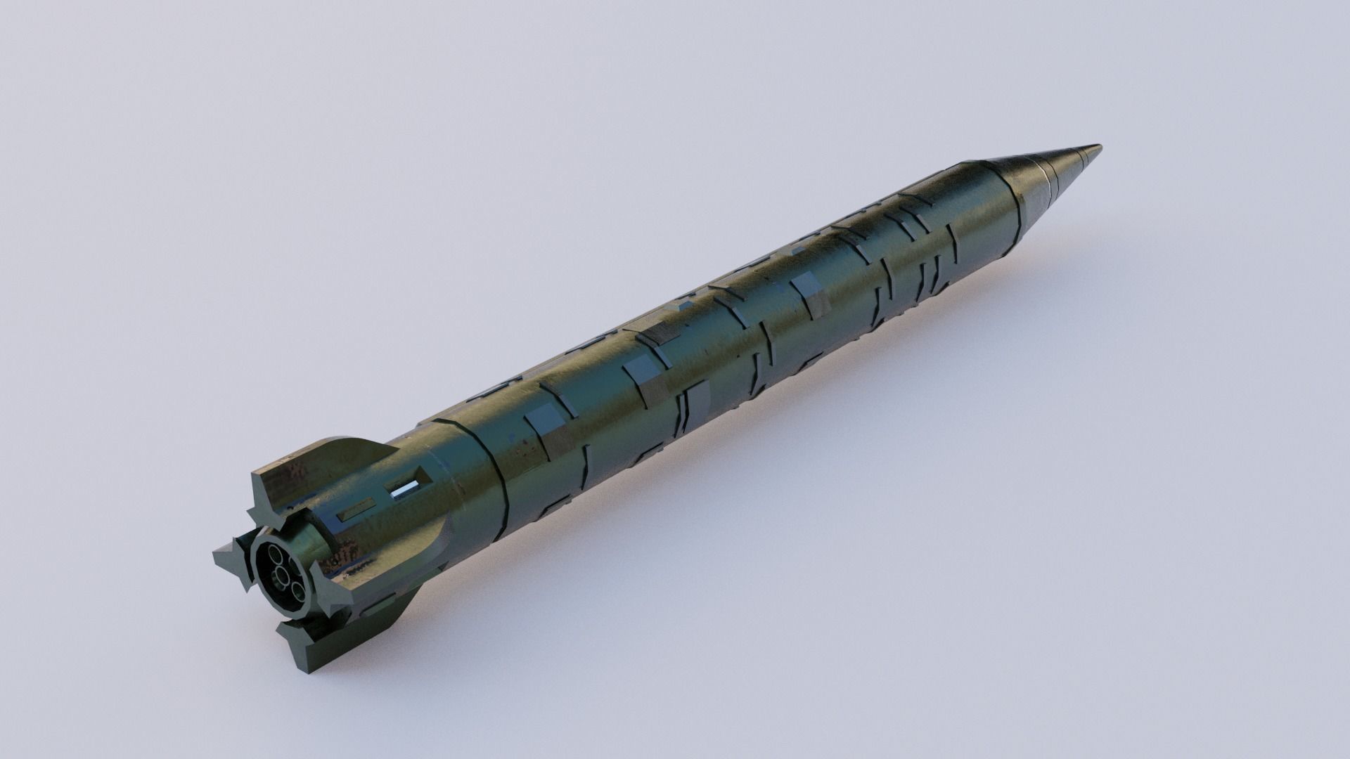 3D model USSR Nuclear Rocket VR / AR / low-poly | CGTrader