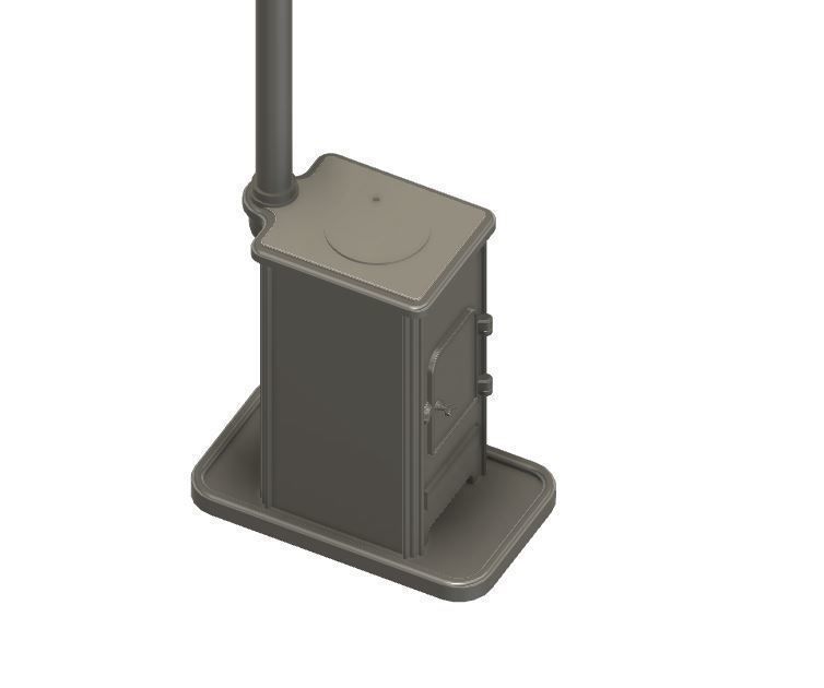 Model Railway Wood Burning Stoves 3D model 3D printable | CGTrader