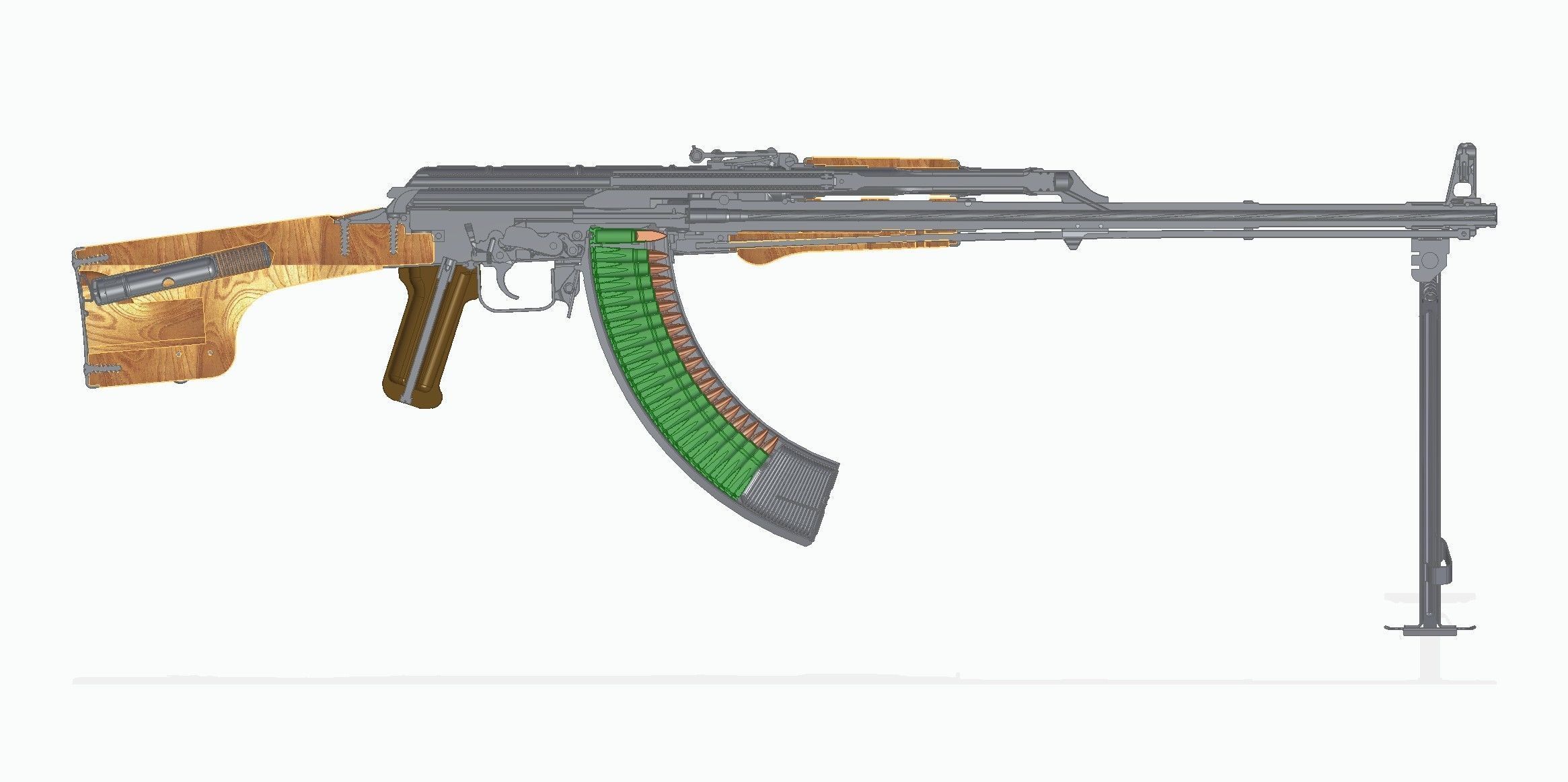 RPK 6P2 3D model | CGTrader