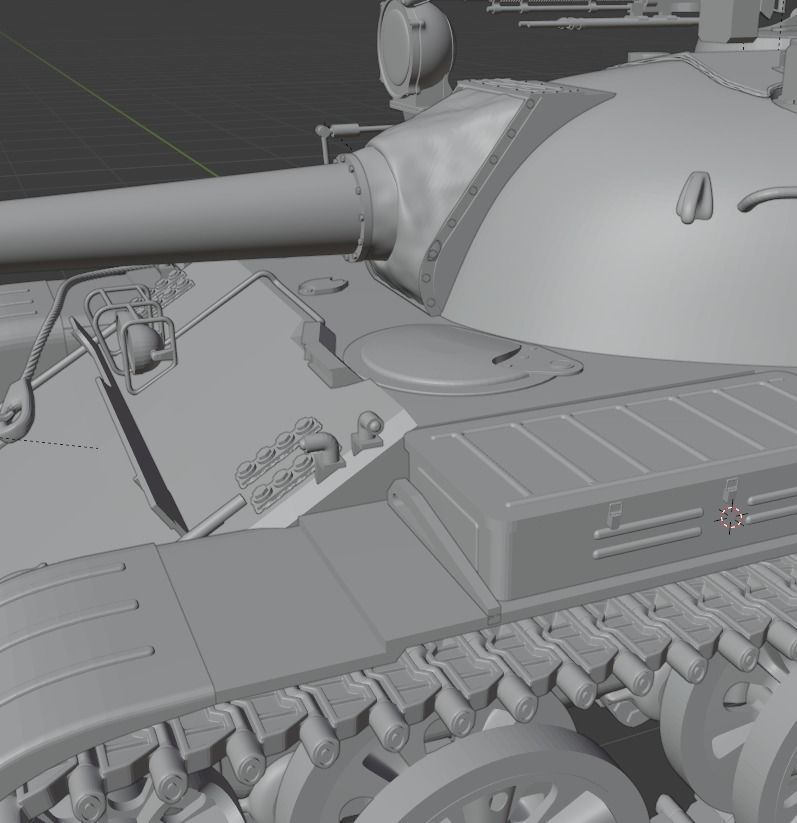 T-55 tank 3D model 3D printable | CGTrader