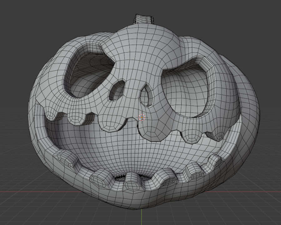 Pumpkin model with stylized texture 3D model animated rigged | CGTrader