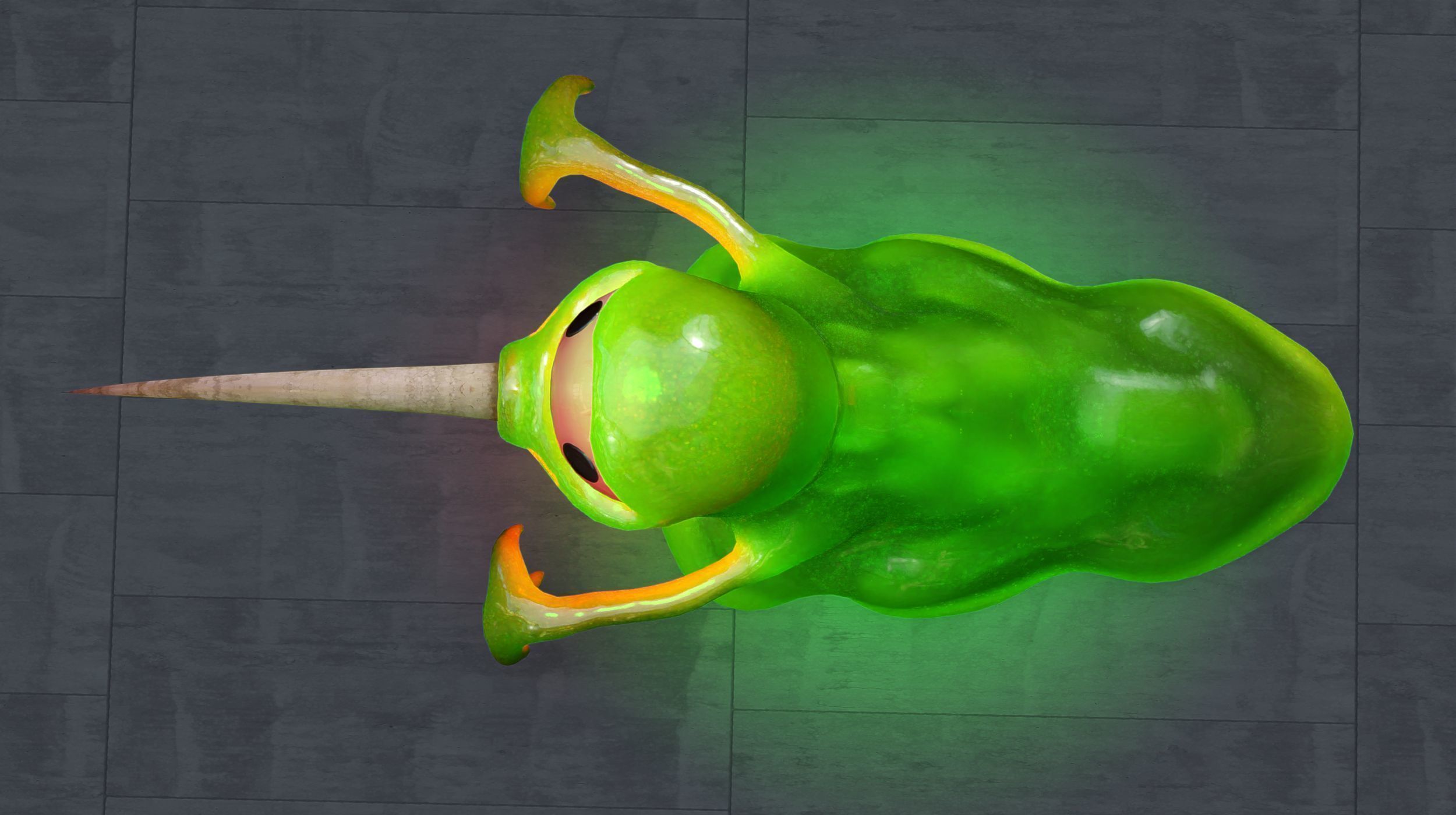 Slime monster free 3D model | CGTrader