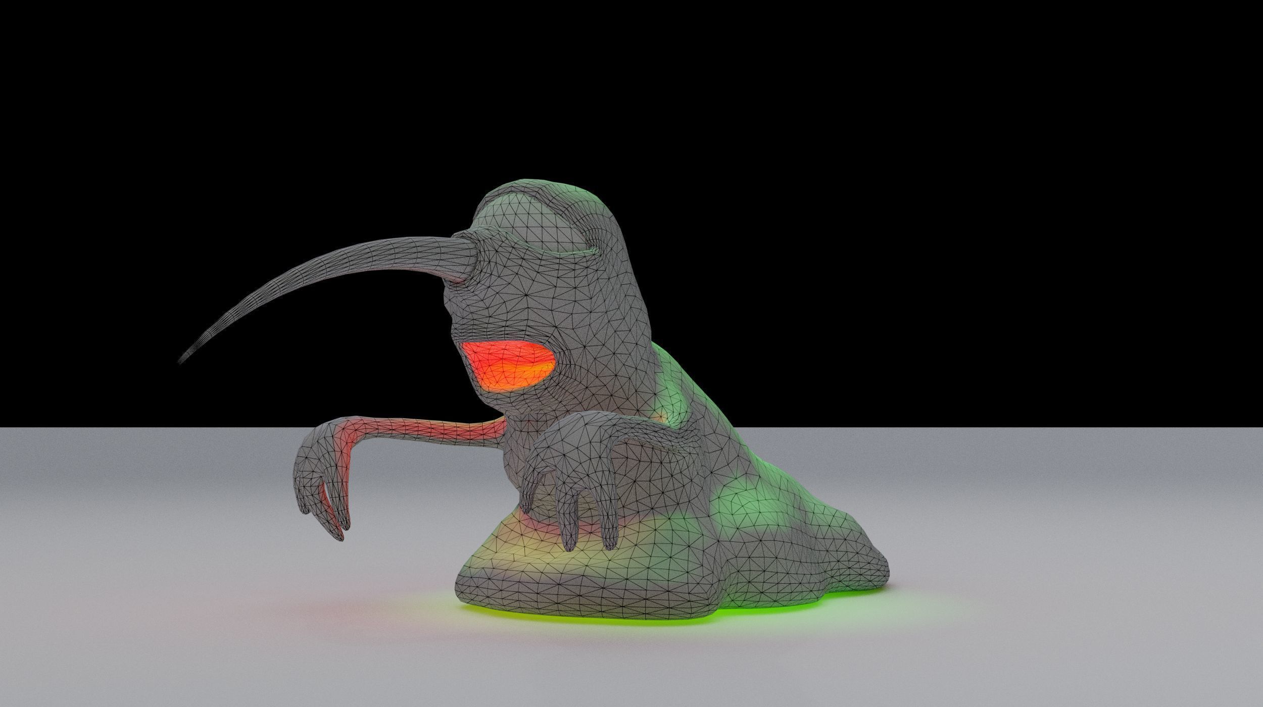 Slime monster free 3D model | CGTrader