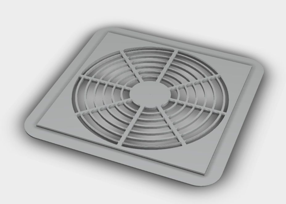 Fan cover for 120 mm Fan free 3D model 3D printable | CGTrader