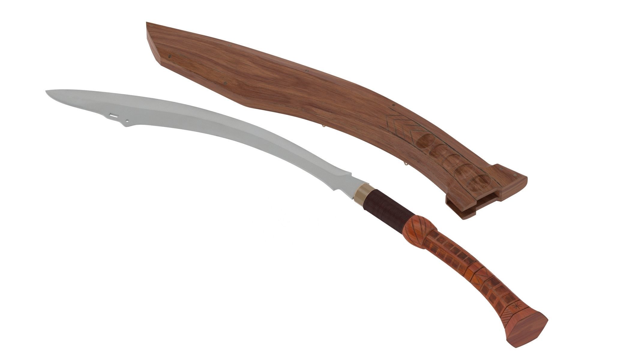3D model Panabas Sword VR / AR / low-poly | CGTrader