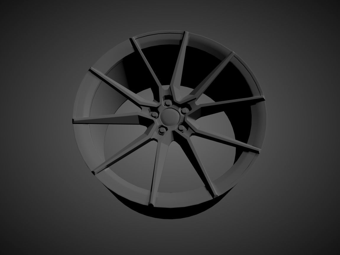 VOSSEN EVO 2 scalable and printable rims 3D model 3D printable | CGTrader