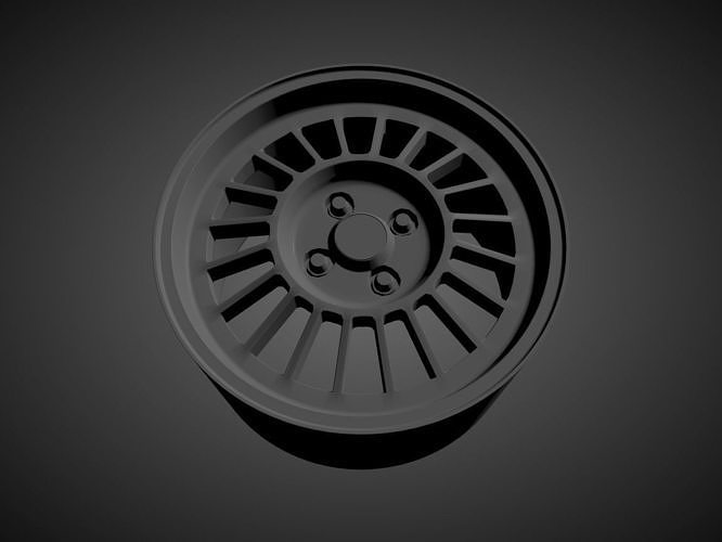 STILAUTO GRIFO 7 scalable and printable rims 3D model 3D printable ...