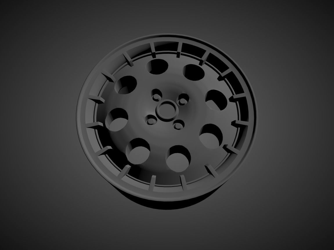 SPEEDLINE CORSE LANCIA DELTA OEM scalable and printable rims 3D model ...