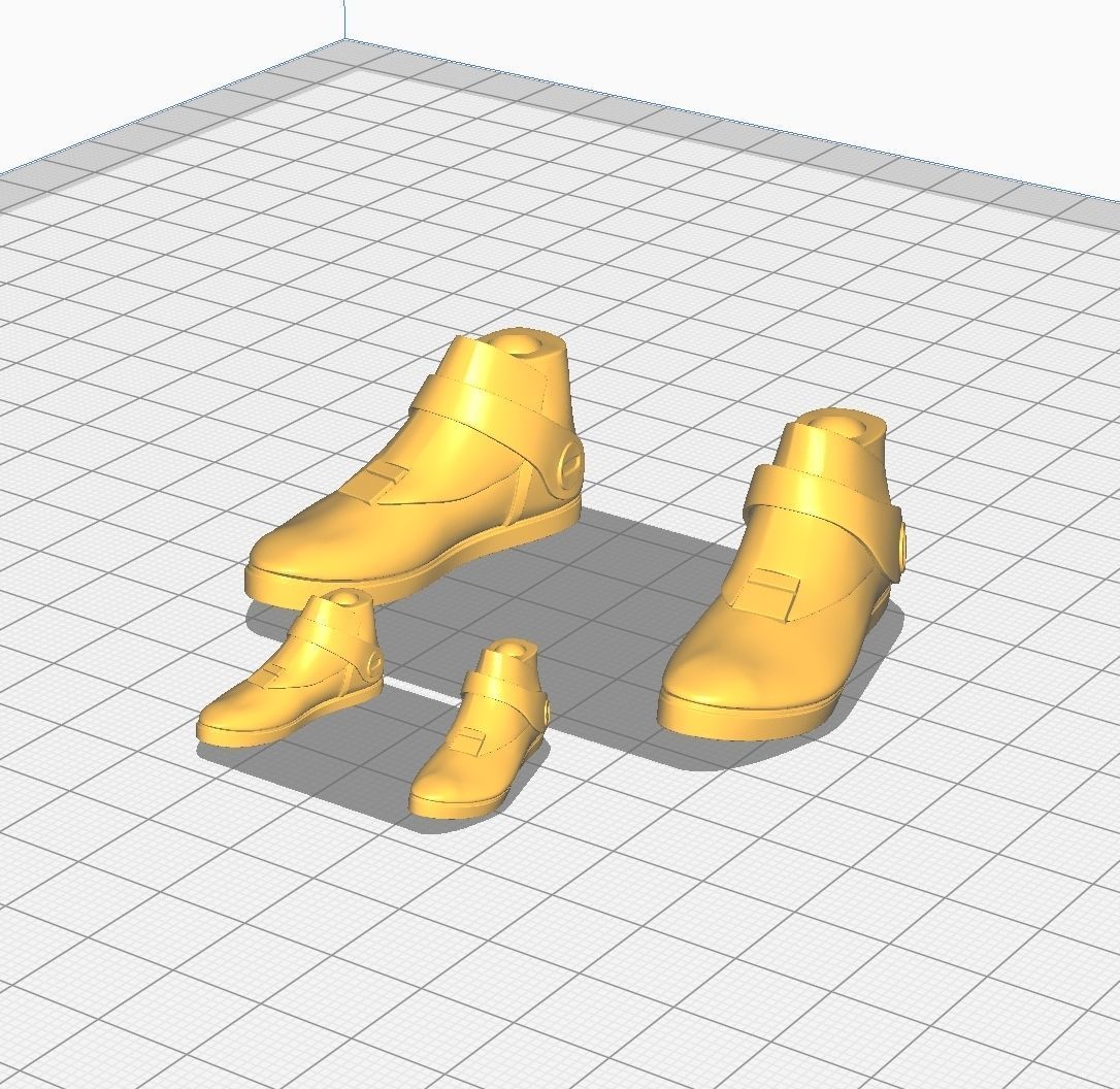 Star Wars Clone Trooper Boots shoes 6-12inches 3D model 3D printable ...