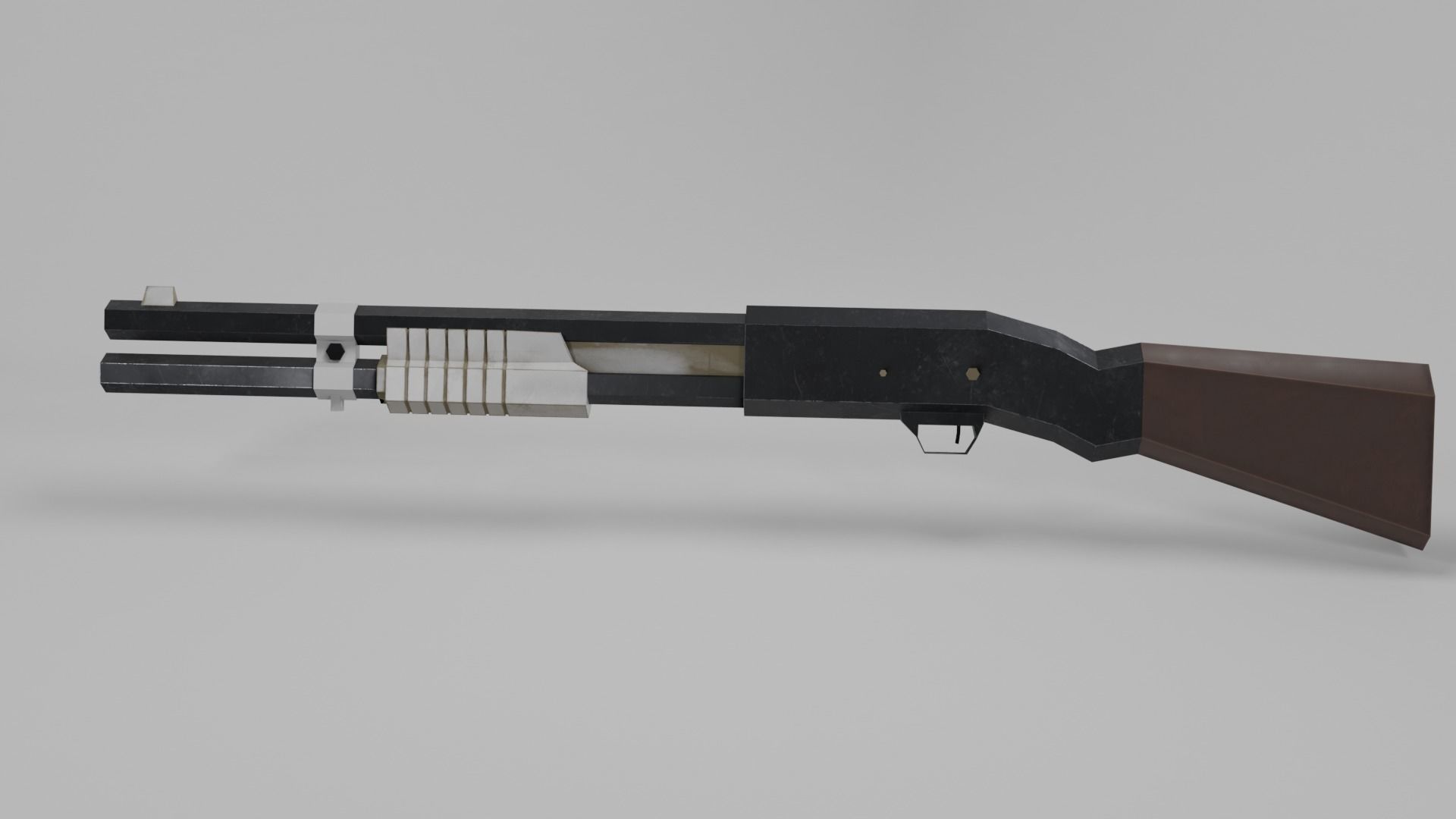 Low poly shotgun free VR / AR / low-poly 3D model | CGTrader