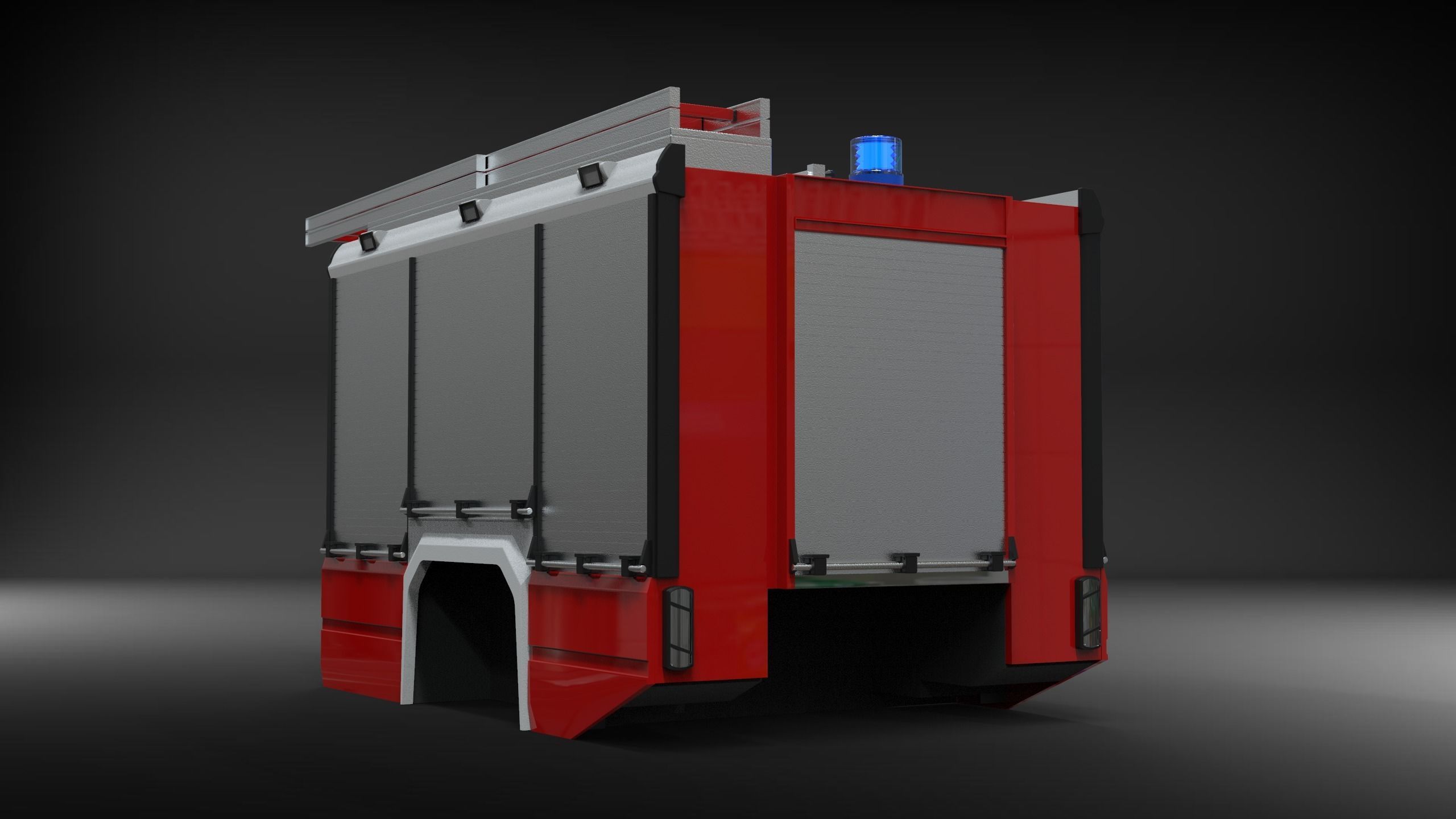 3D model Rosenbauer ET Back Construction VR / AR / low-poly | CGTrader