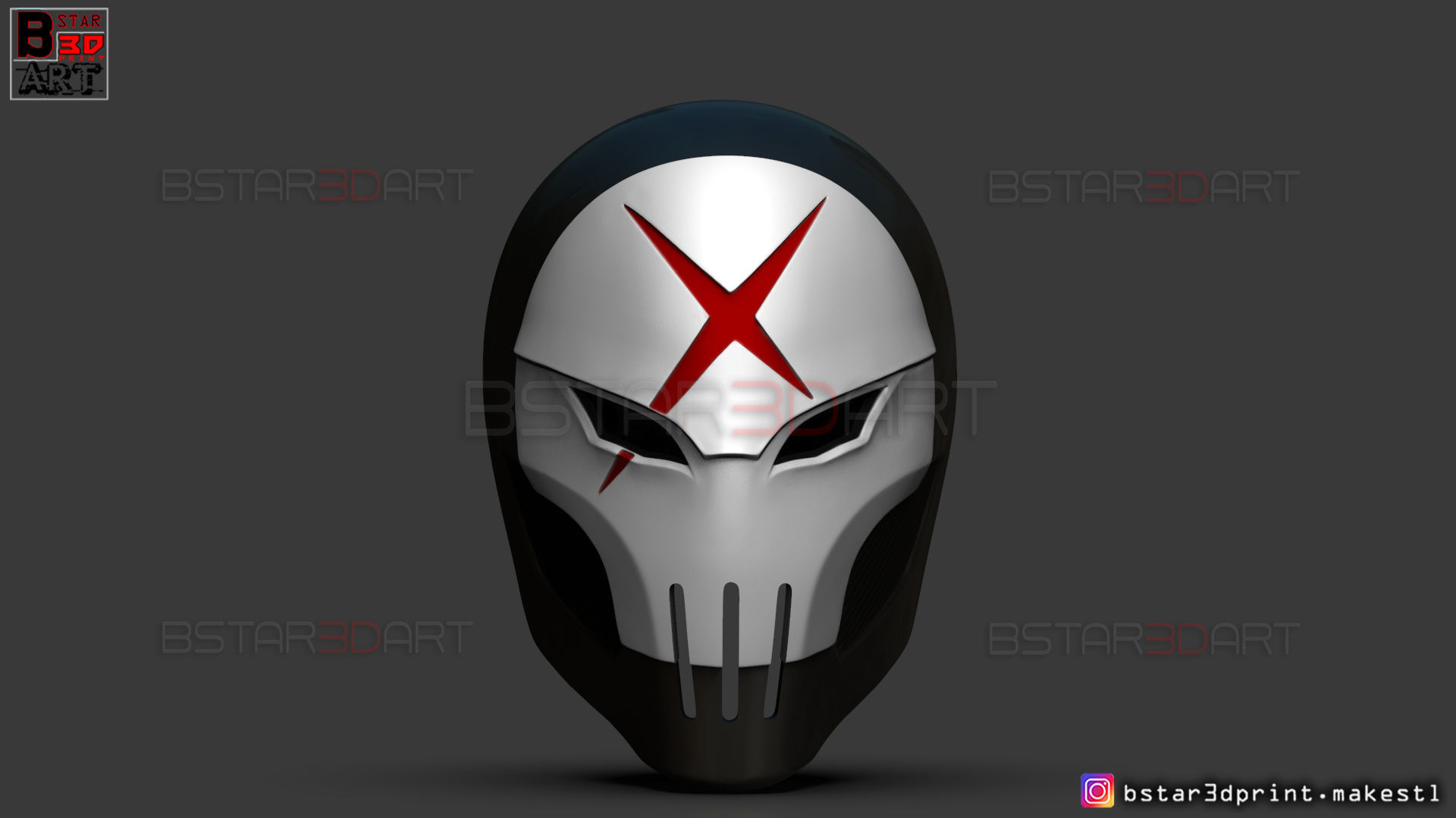 Red X Helmet - DC comics 3D model 3D printable | CGTrader