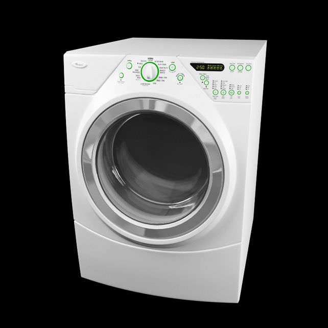 Washing Machine Whirlpool 3D model | CGTrader