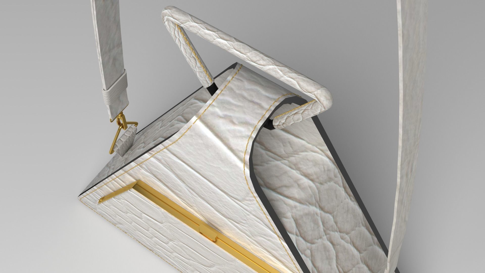The Triangular Handbag catchy and Luxury 3D model | CGTrader
