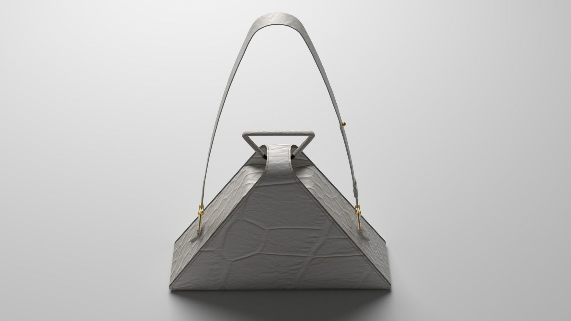 The Triangular Handbag catchy and Luxury 3D model | CGTrader
