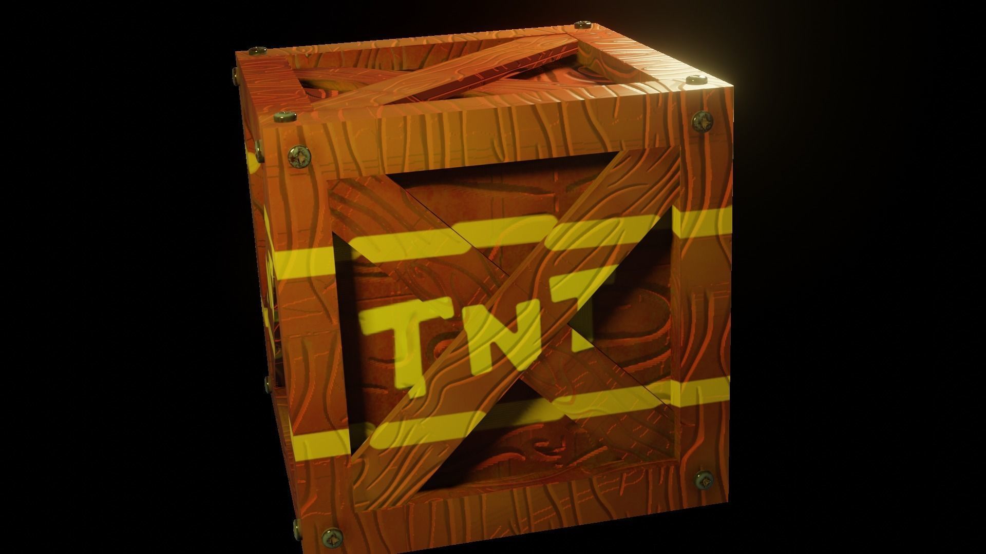 3D model Box Tnt VR / AR / low-poly | CGTrader