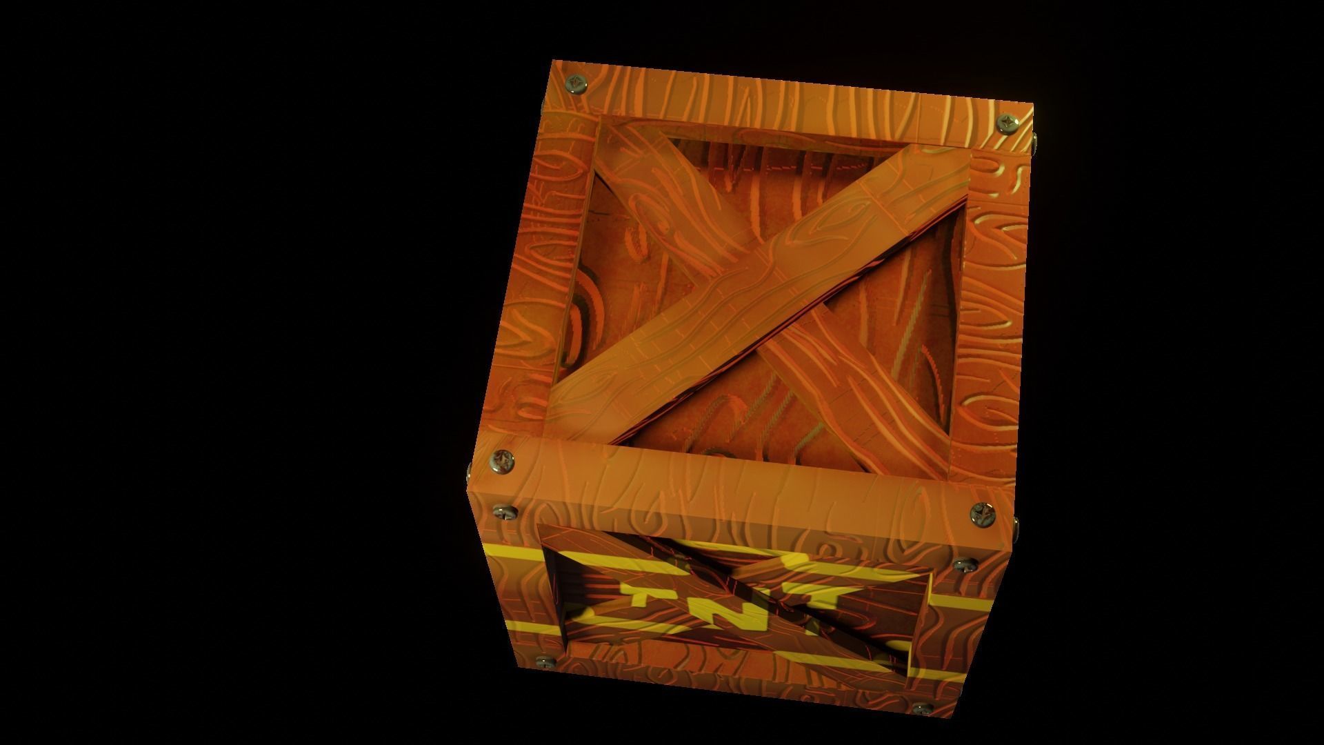 3D model Box Tnt VR / AR / low-poly | CGTrader