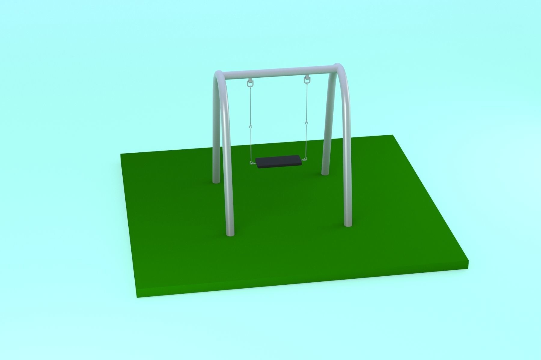 Swing Jhoola free 3D model animated rigged | CGTrader