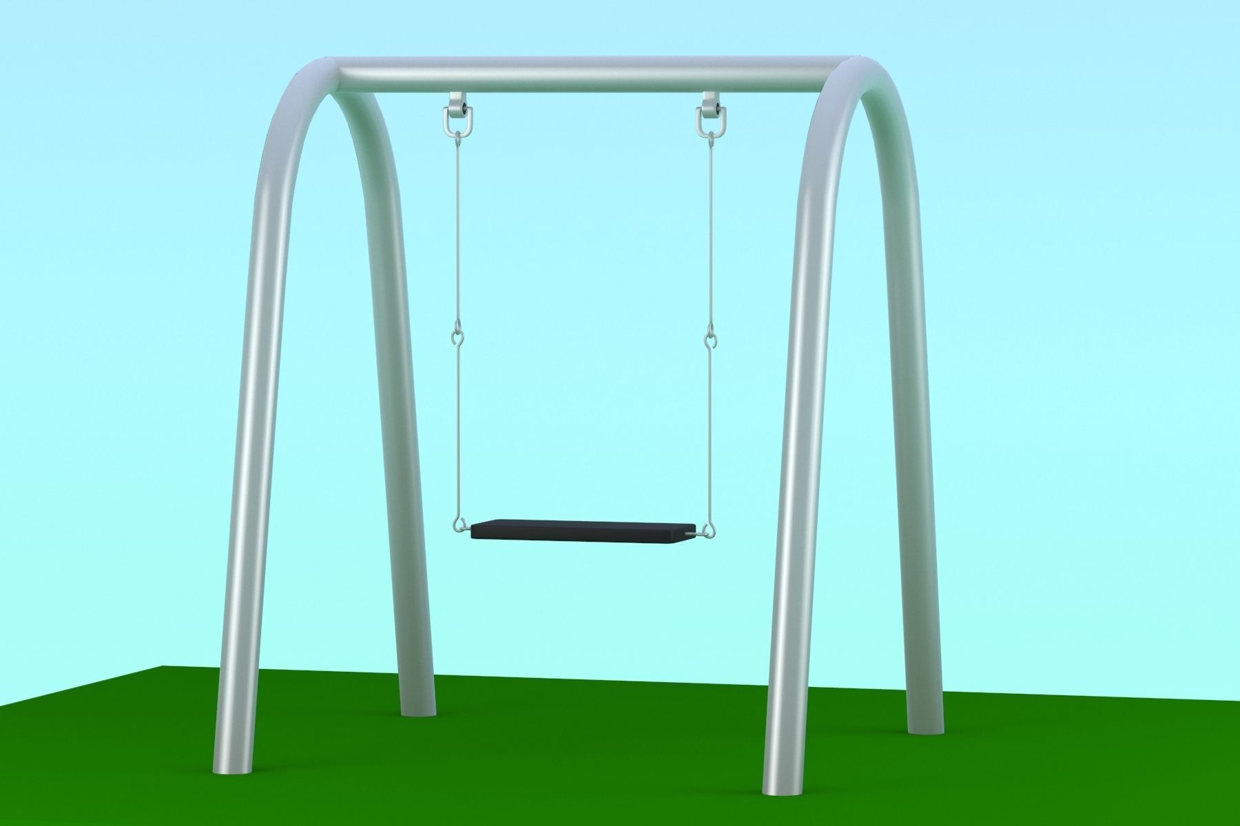 Swing Jhoola free 3D model animated rigged | CGTrader