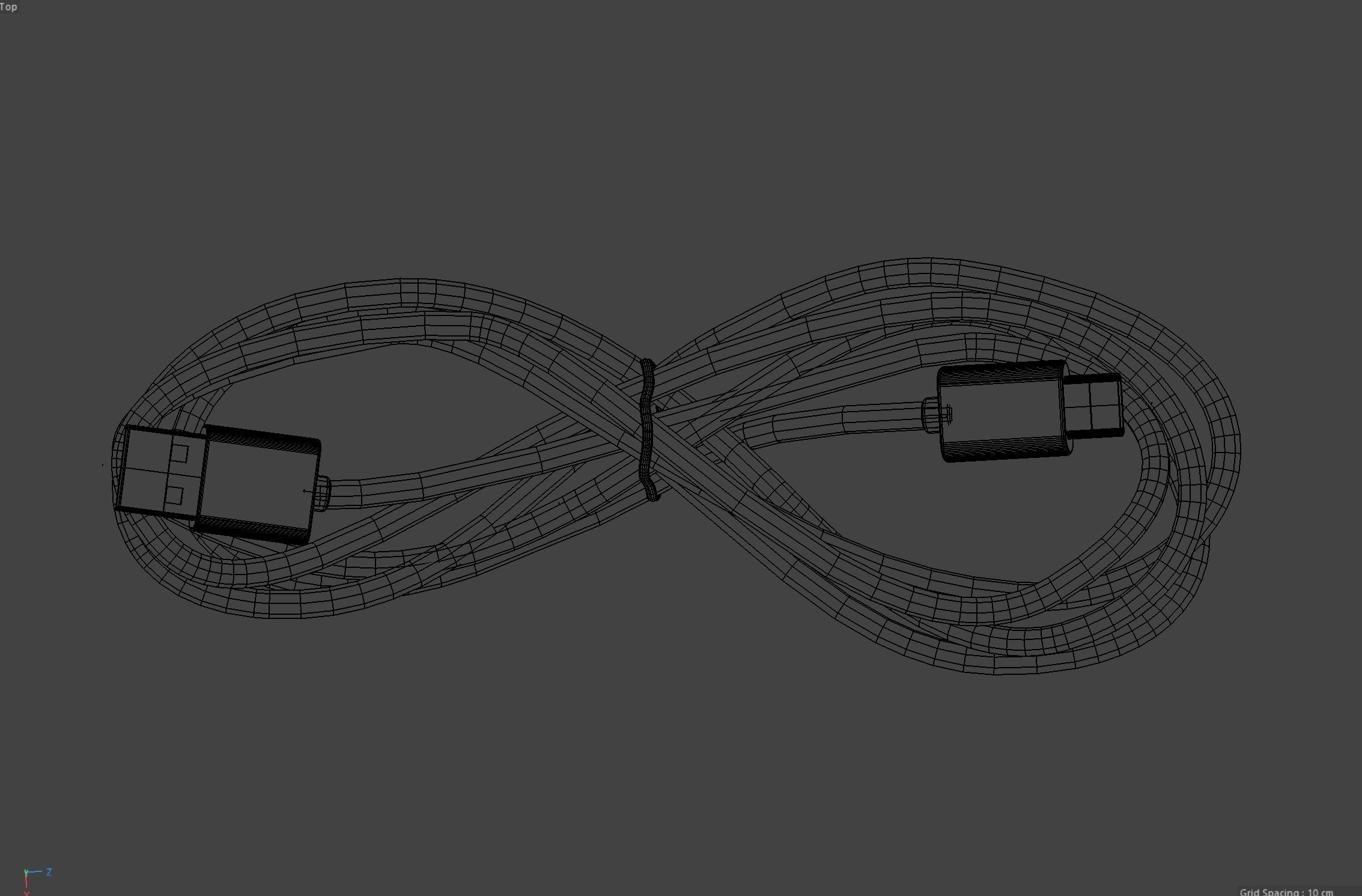 FREE USB-C Charging Cable free 3D model | CGTrader