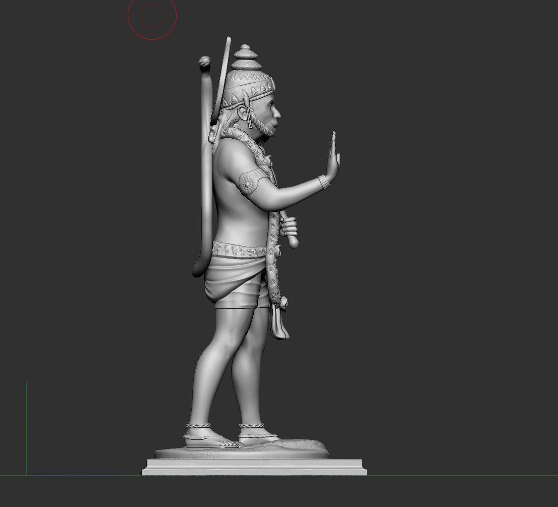 Hanuman 3D model 3D printable | CGTrader