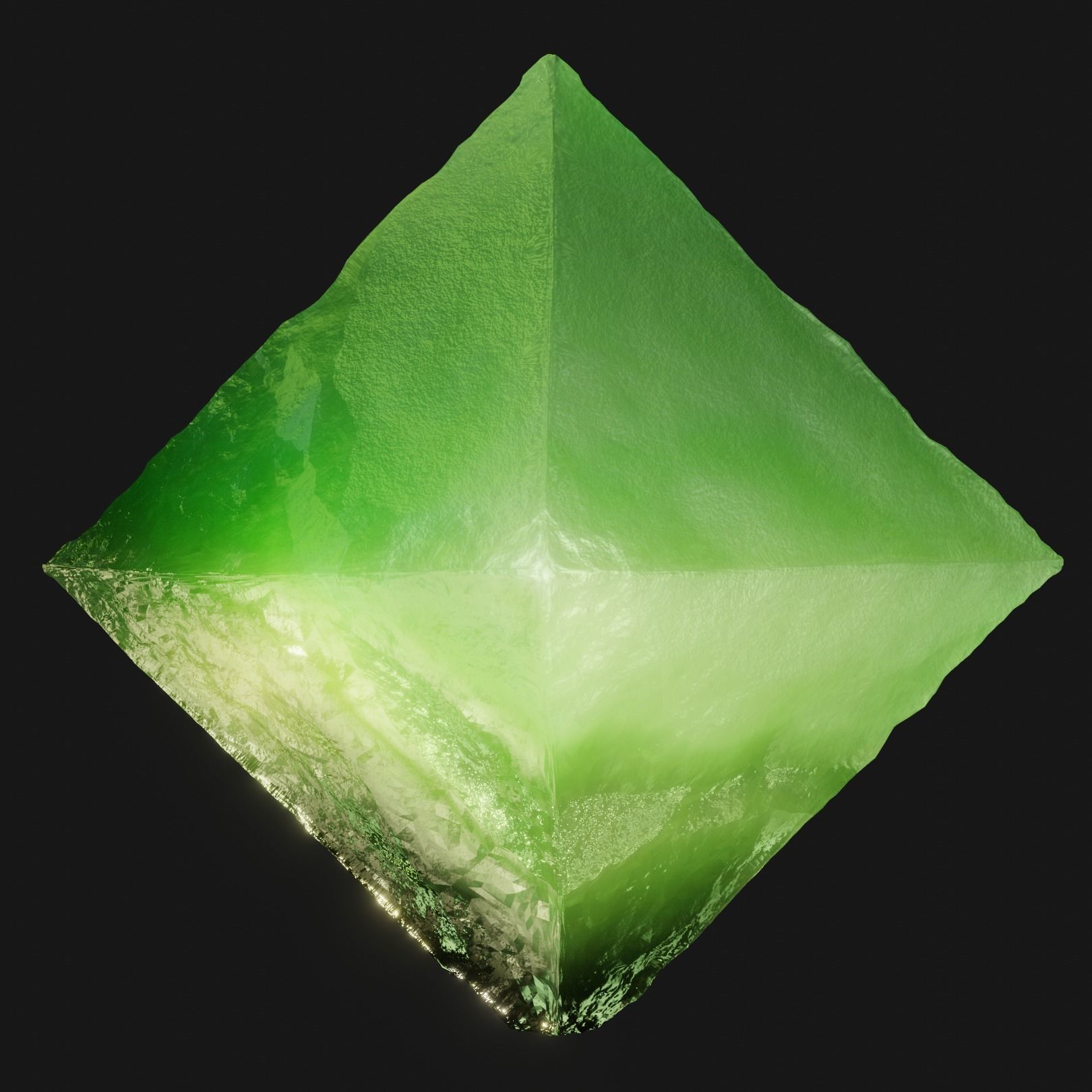3D model Fluorite Octahedron VR / AR / low-poly | CGTrader