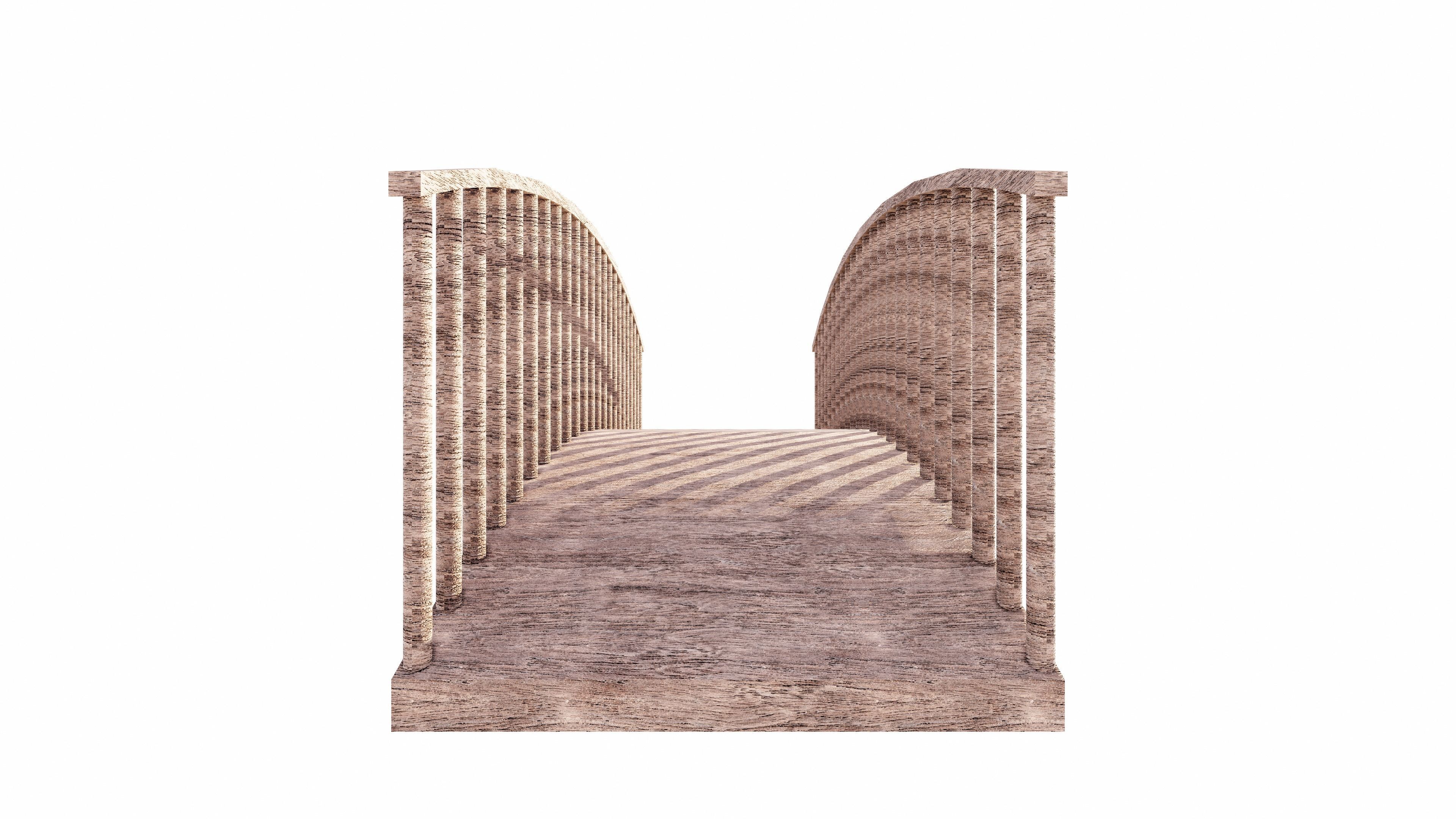 small wooden footbridge 3D model | CGTrader