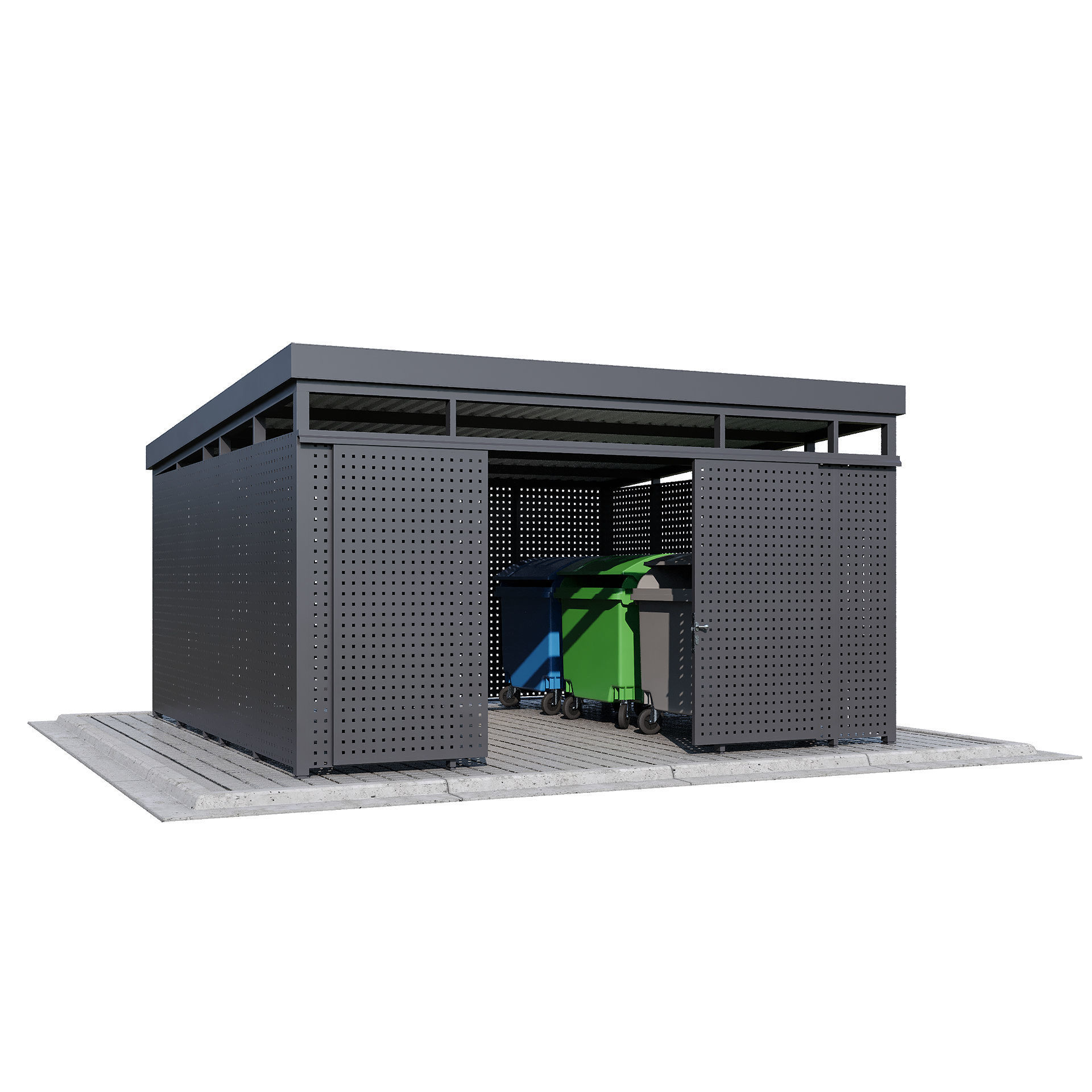 Modular boxes SET2 3D model | CGTrader