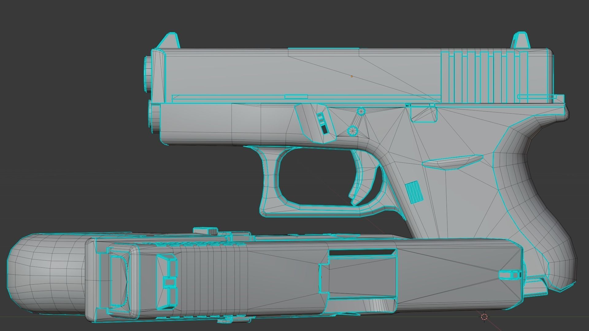 3D model Glock 26 VR / AR / low-poly rigged | CGTrader