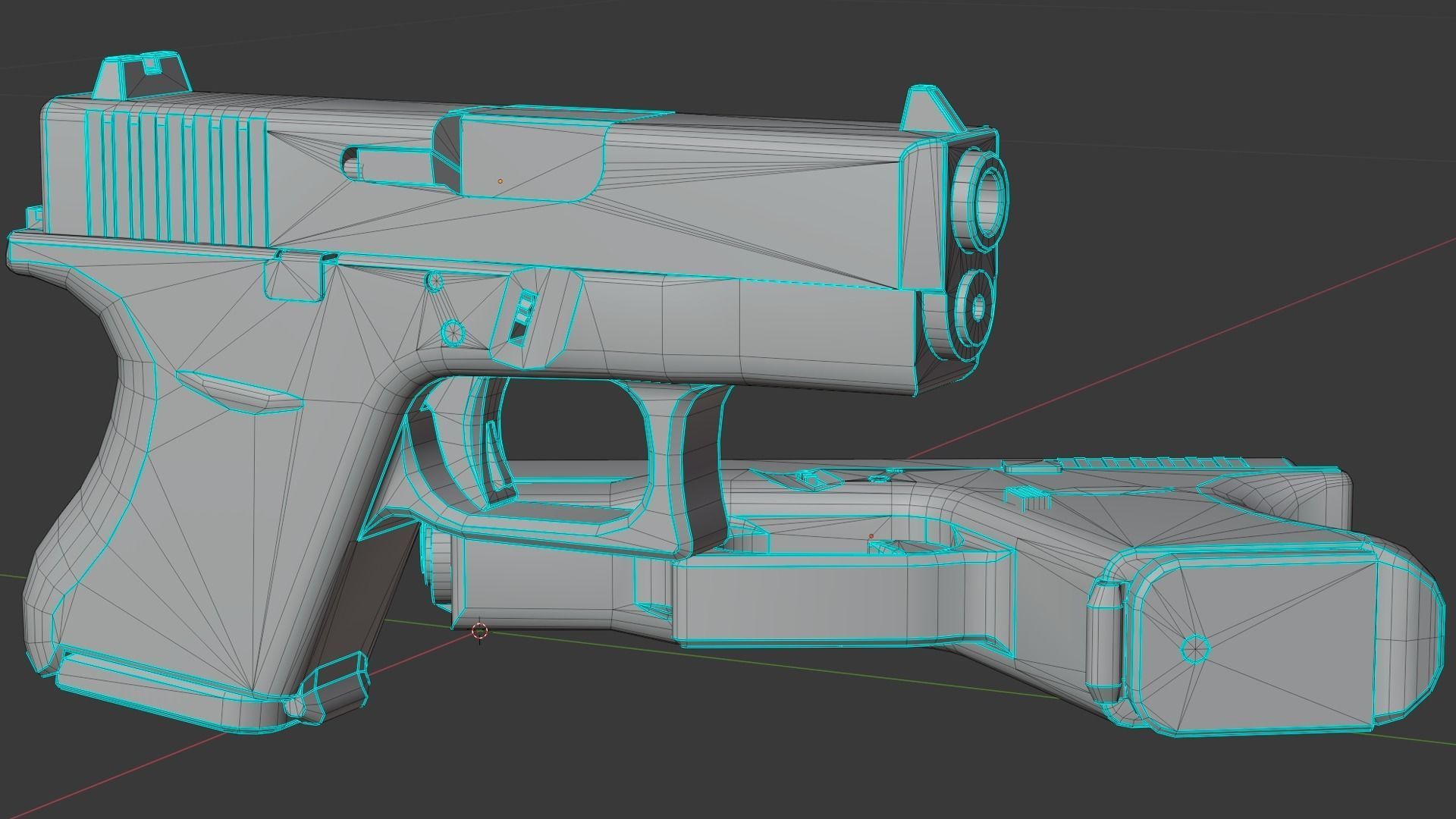 3D model Glock 26 VR / AR / low-poly rigged | CGTrader