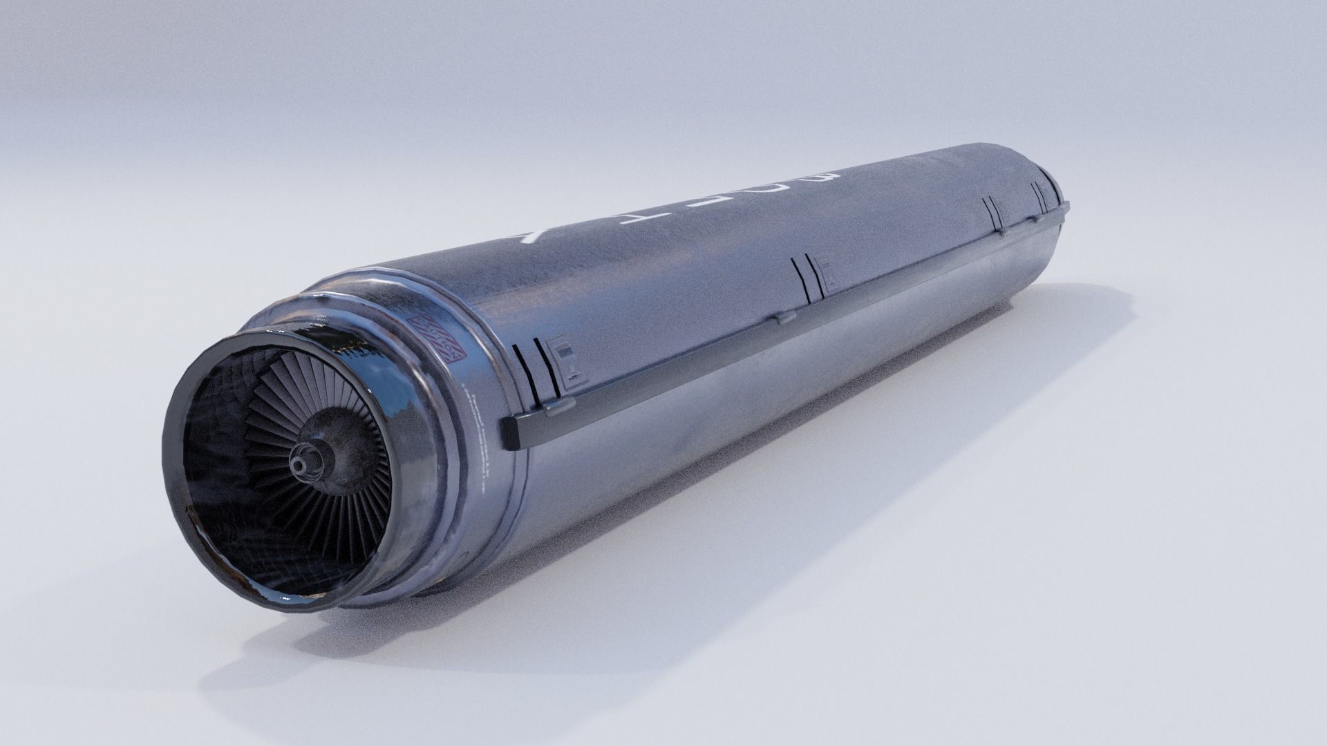 3D model Russian Nuclear Rocket VR / AR / low-poly | CGTrader