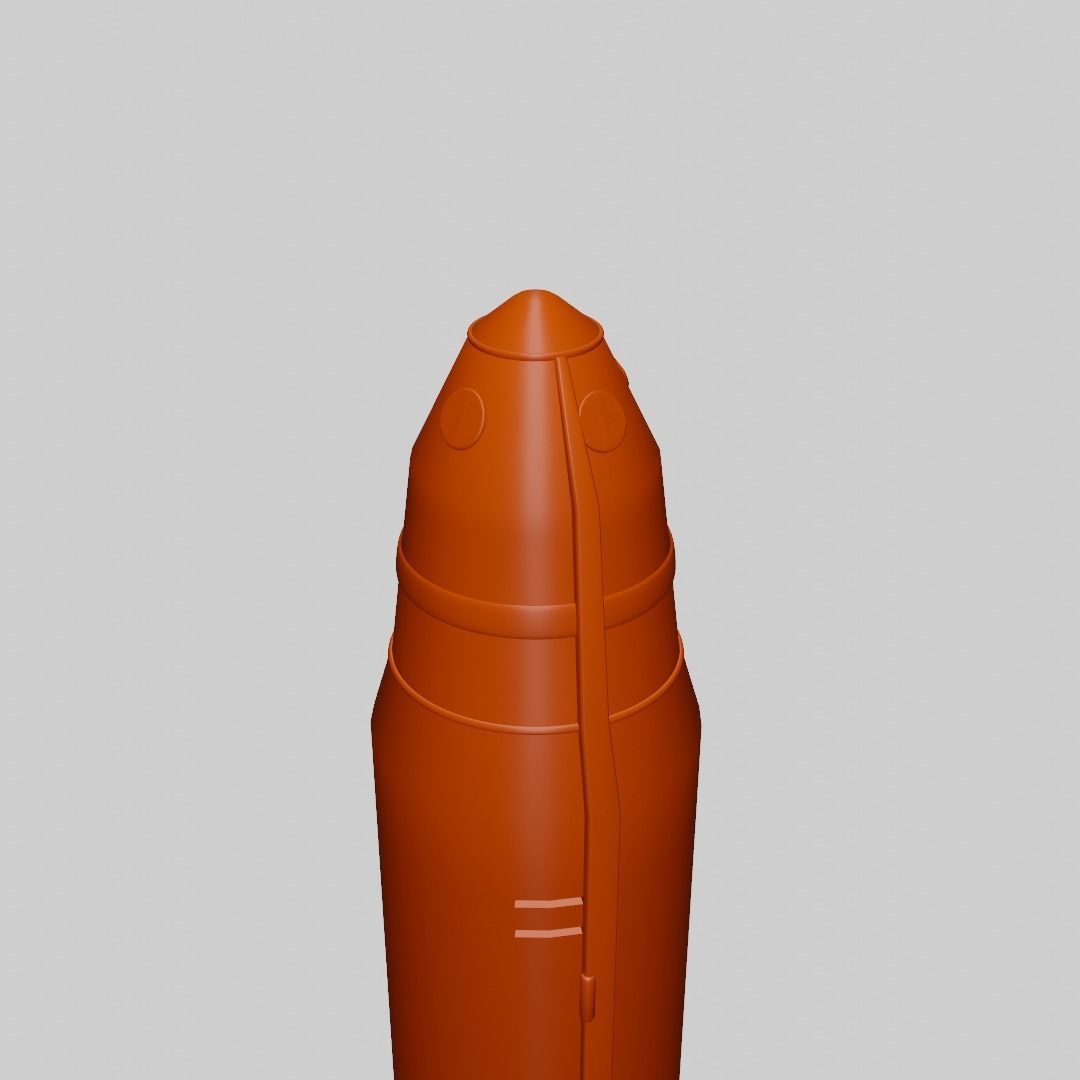 3D model Russian Nuclear Rocket VR / AR / low-poly | CGTrader